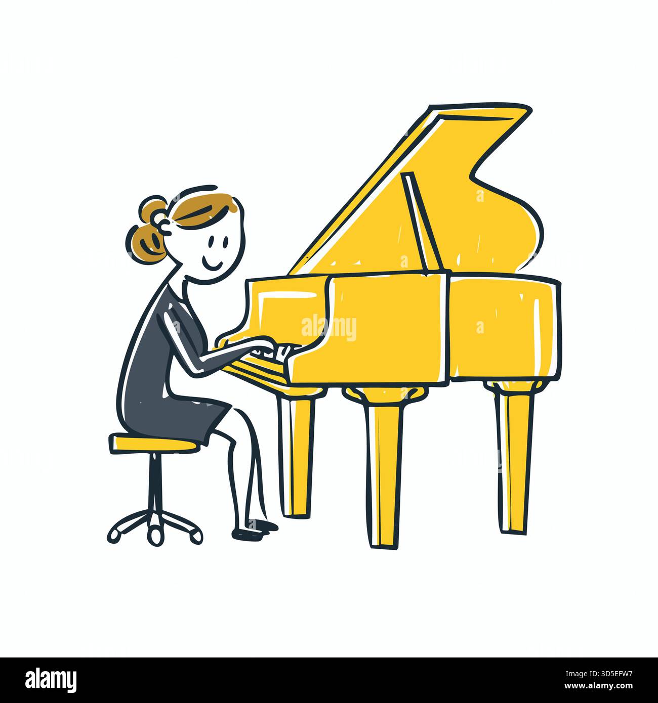 Instrument lover Stock Vector Images - Alamy