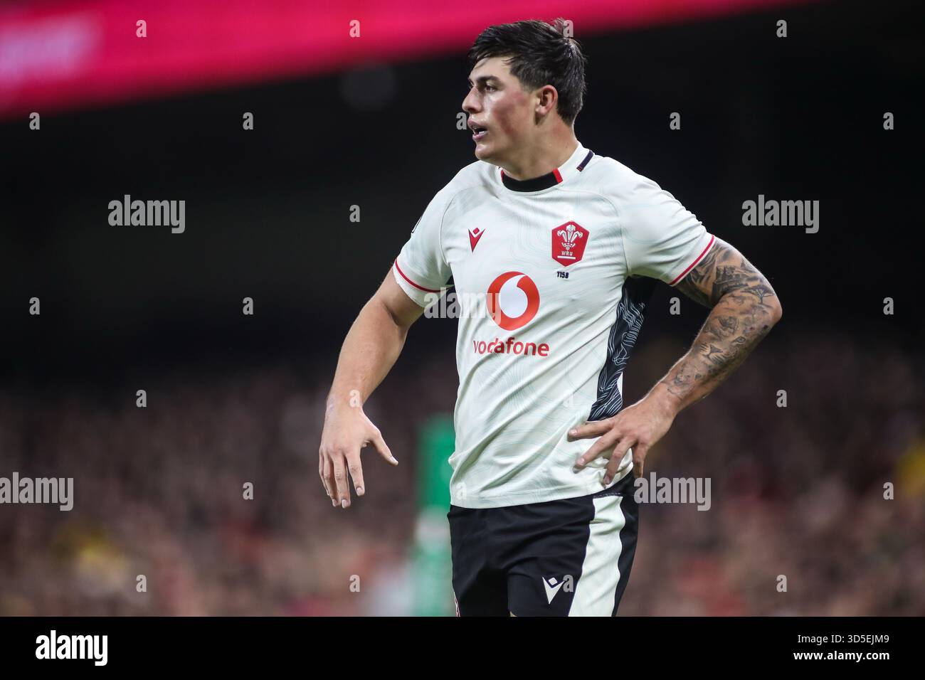 Louis Rees-Zammit of Wales during the Quilter Nations Series 2025 match Wales vs Japan at ...