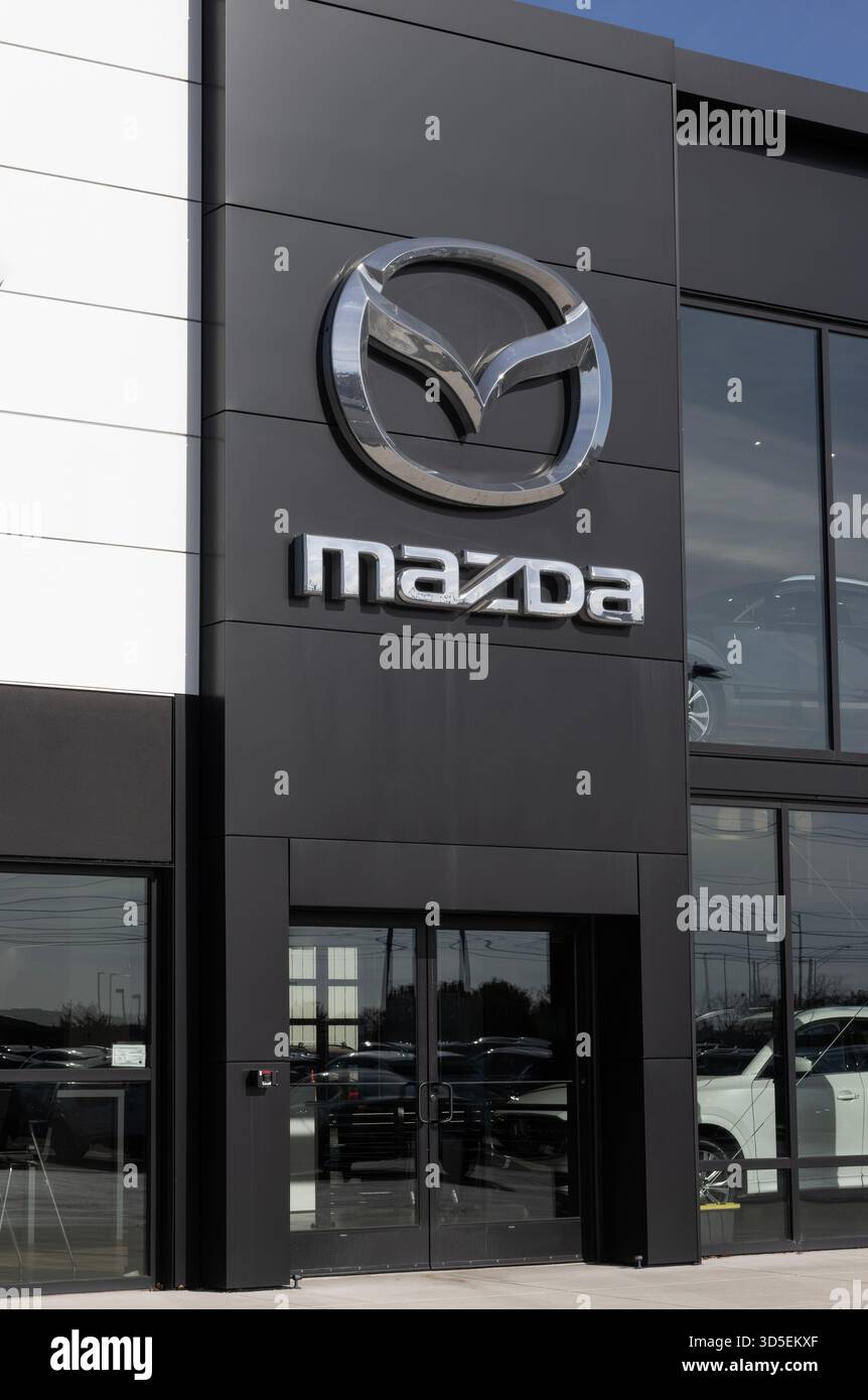 Fort Wayne - November 13, 2025: Mazda car and SUV dealership. Mazda ...