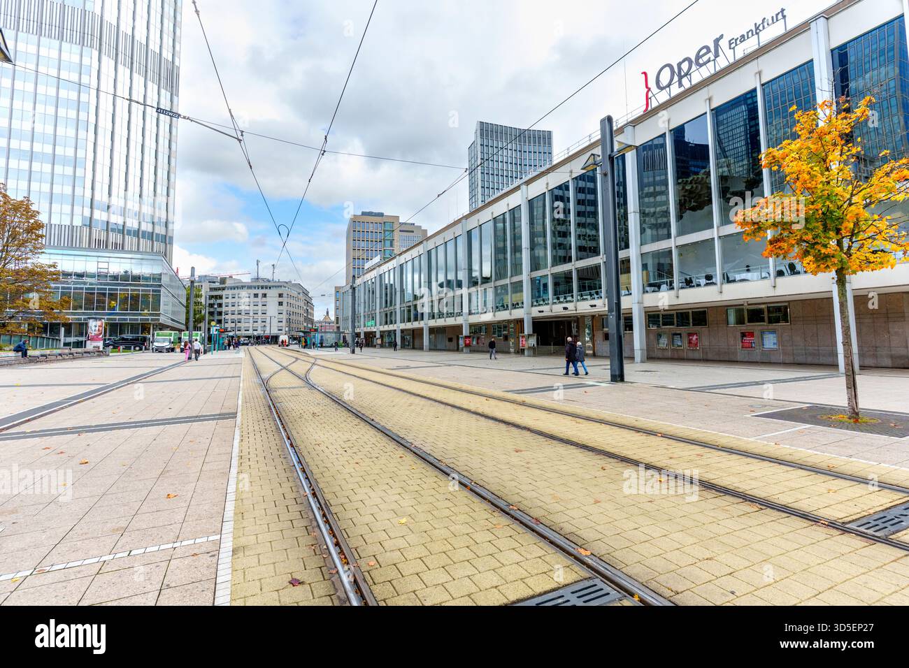 Frankfurt, Germany - October 21, 2025: Opernplatz in Frankfurt, Germany ...