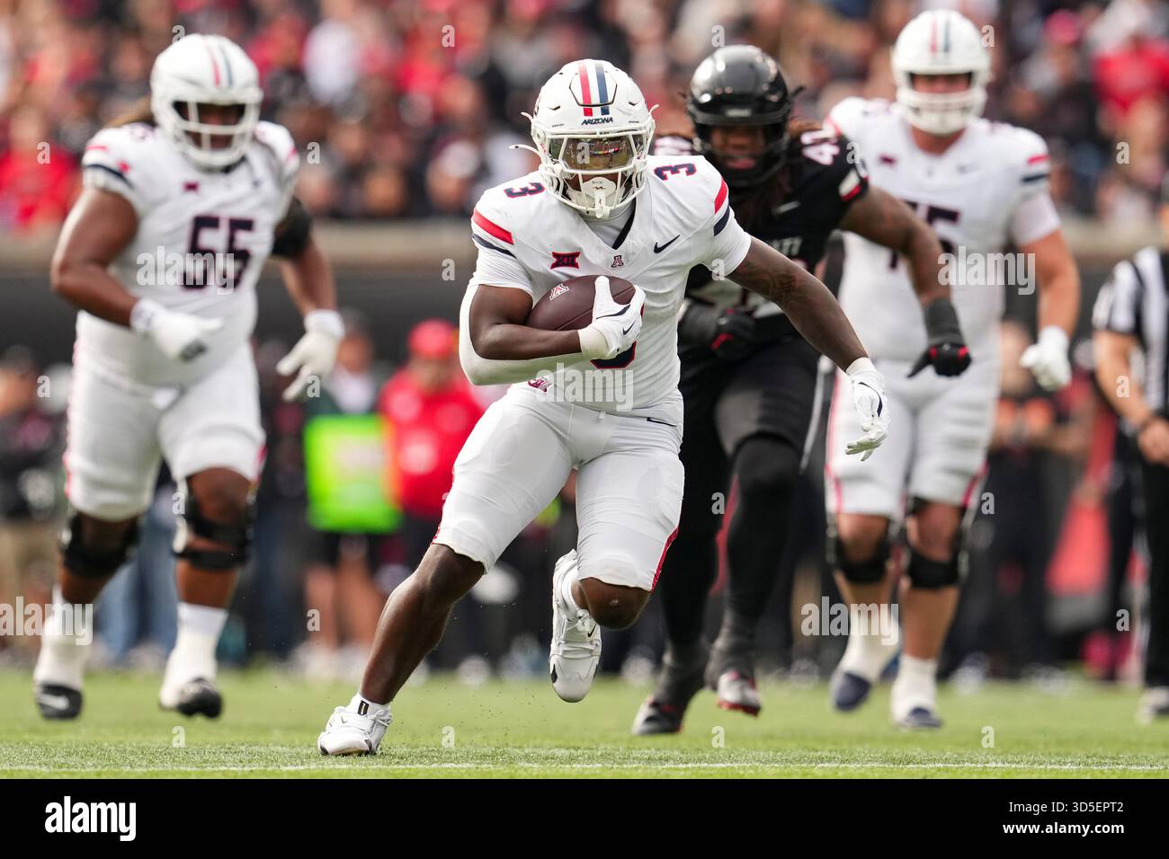Arizona running back Kedrick Reescano (3) carries the ball during the ...