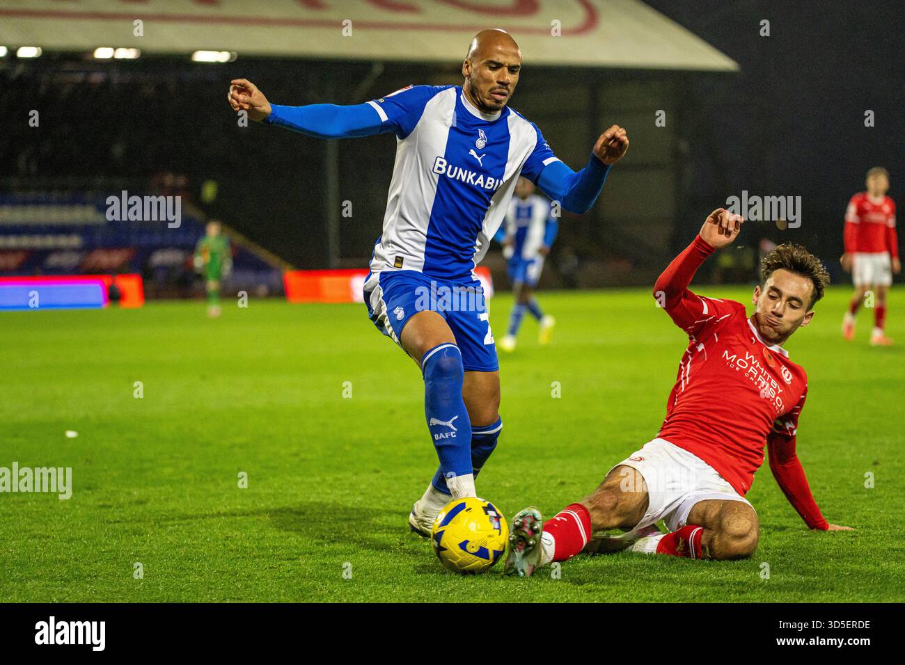 Jake Caprice of Oldham Athletic during the Emirates FA Cup First Round ...