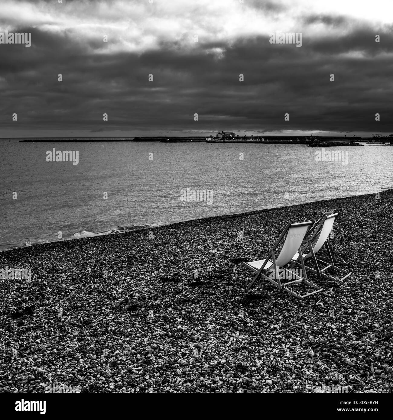 English town landscape winter Black and White Stock Photos & Images - Alamy