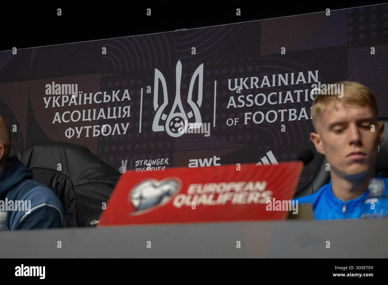 Warsaw, Poland. 15th November 2025. Seen during official prematch press ...