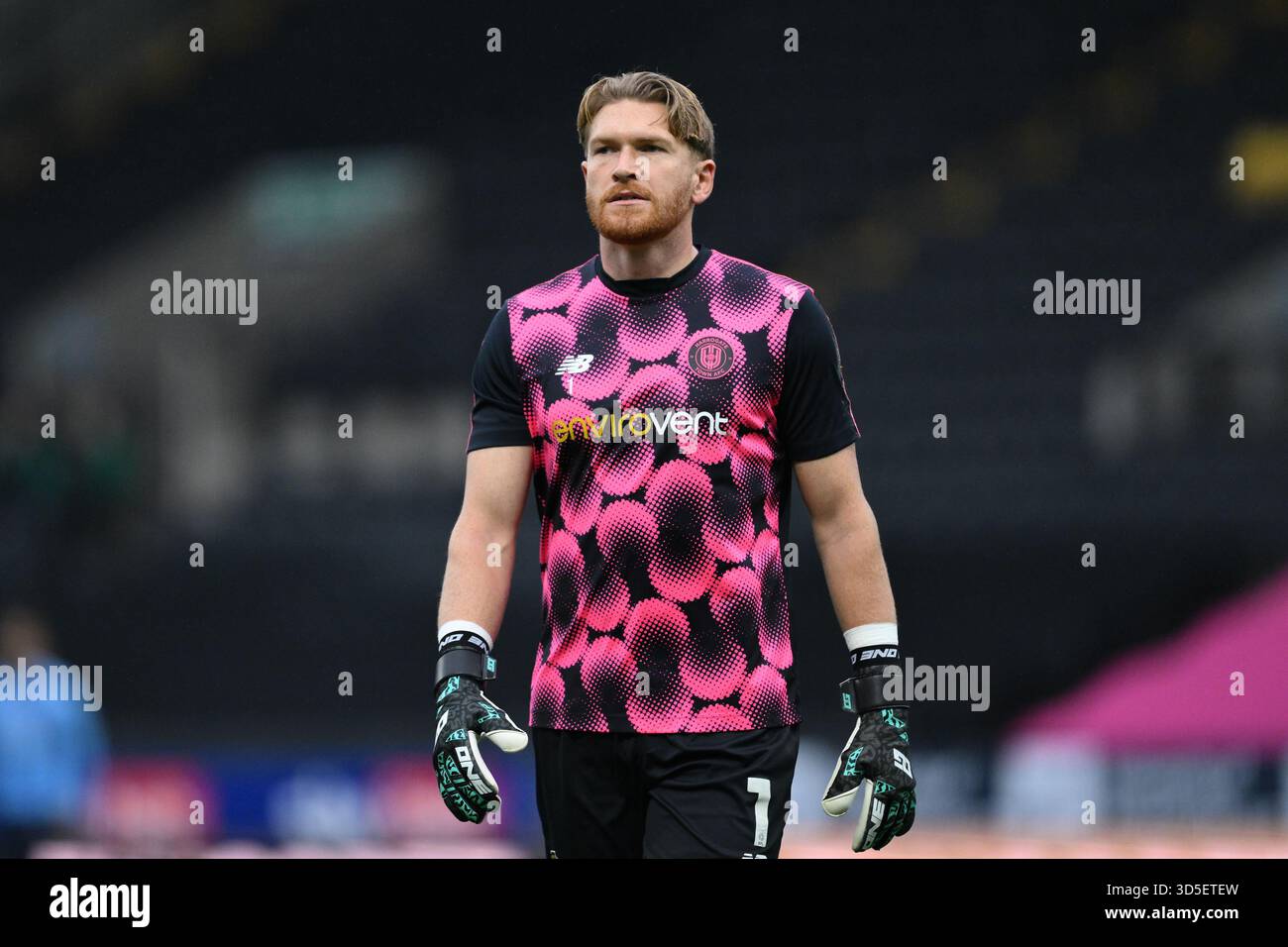 Mark Oxley of Harrogate Town during the Sky Bet League 2 match between ...