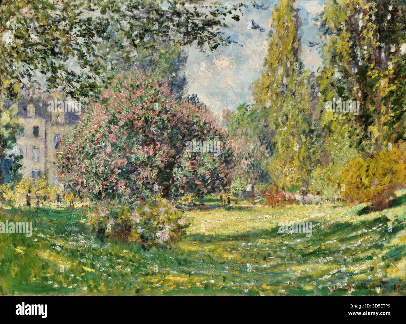 Claude monet the parc monceau 1876 hi-res stock photography and images ...