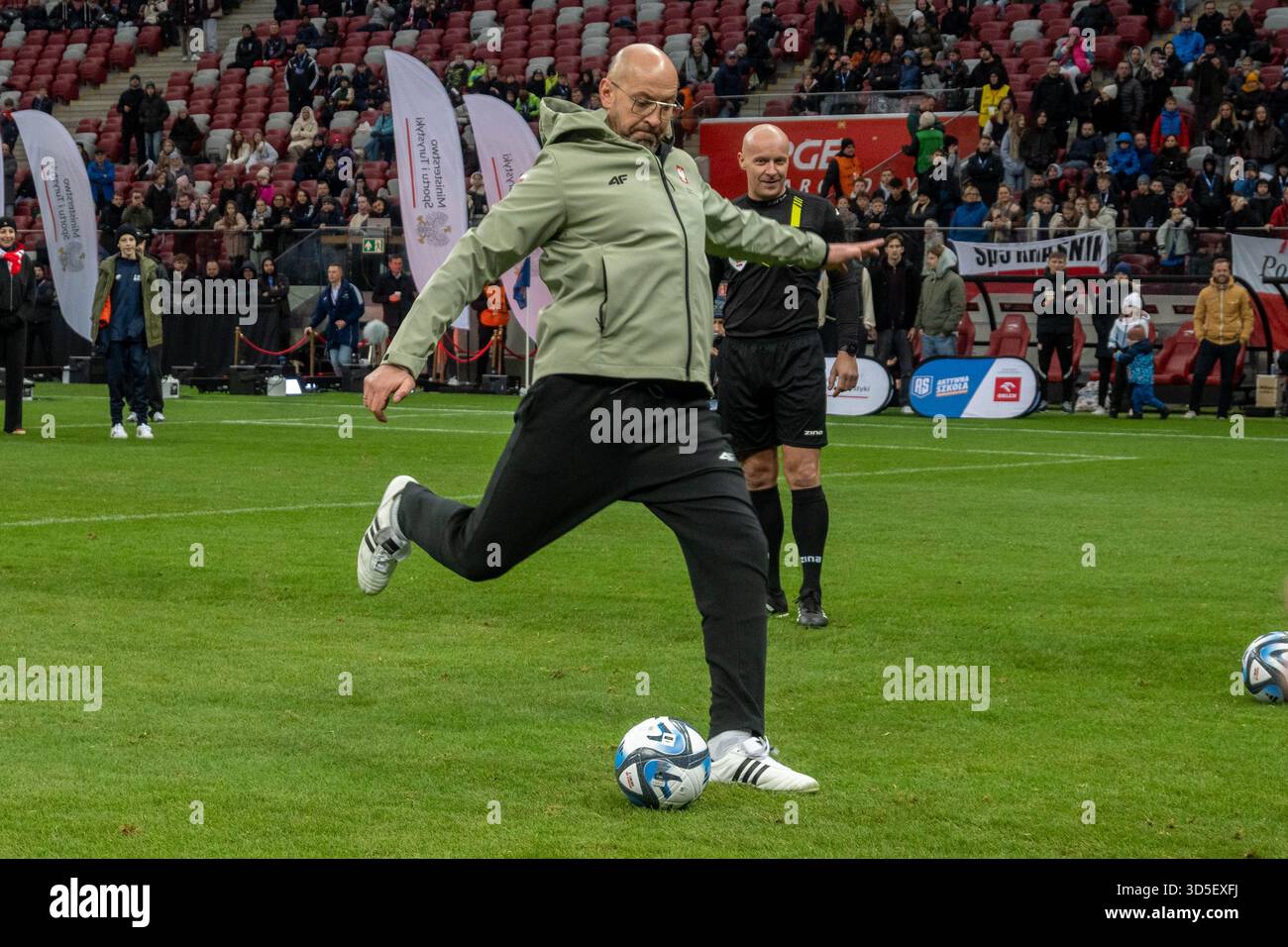 Warsaw, Poland. JAKUB BUDNICKI seen during press conference of Polish ...