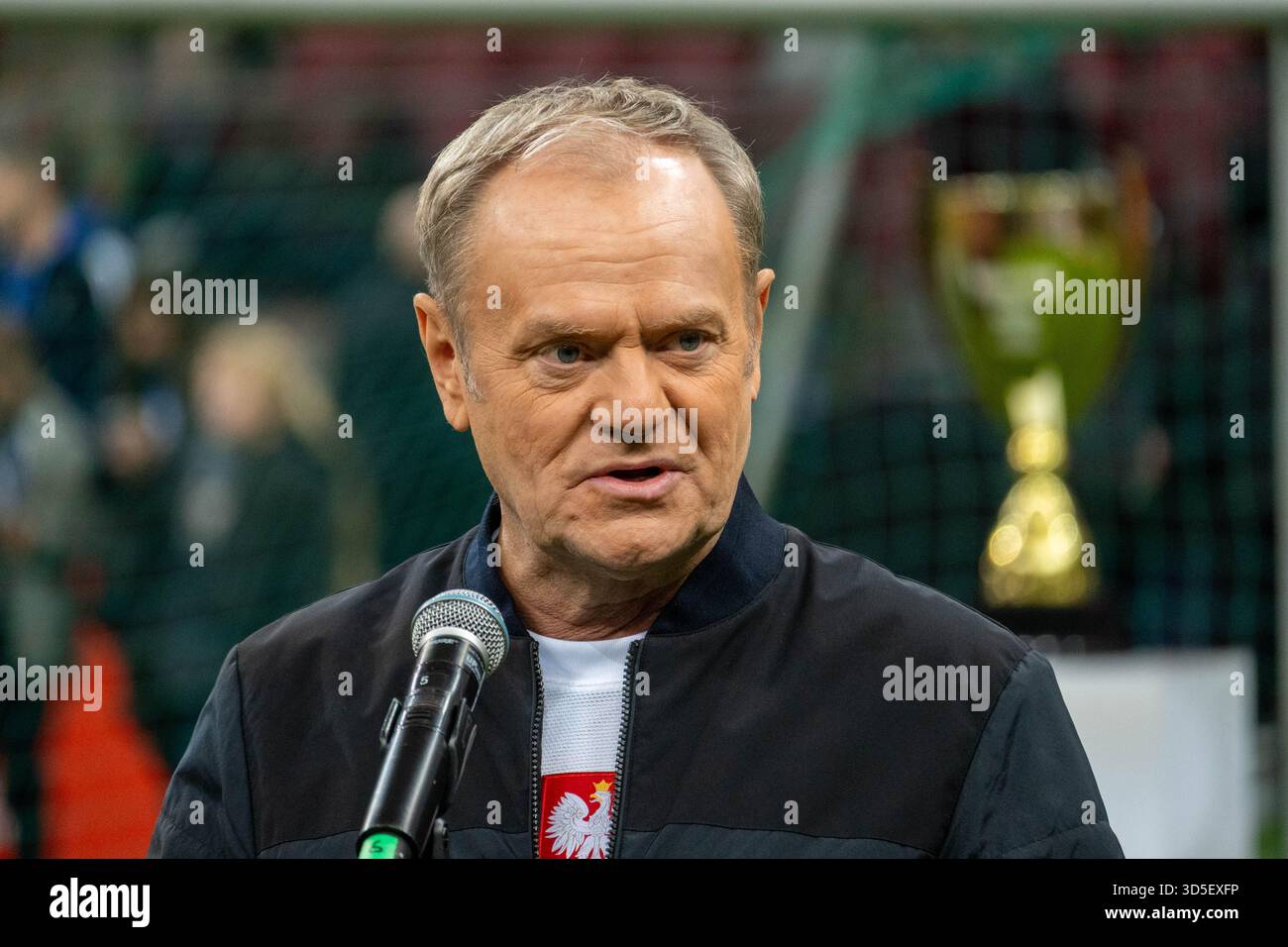 Warsaw, Poland. 15th November 2025. Polish PM DONALD TUSK seen at press ...