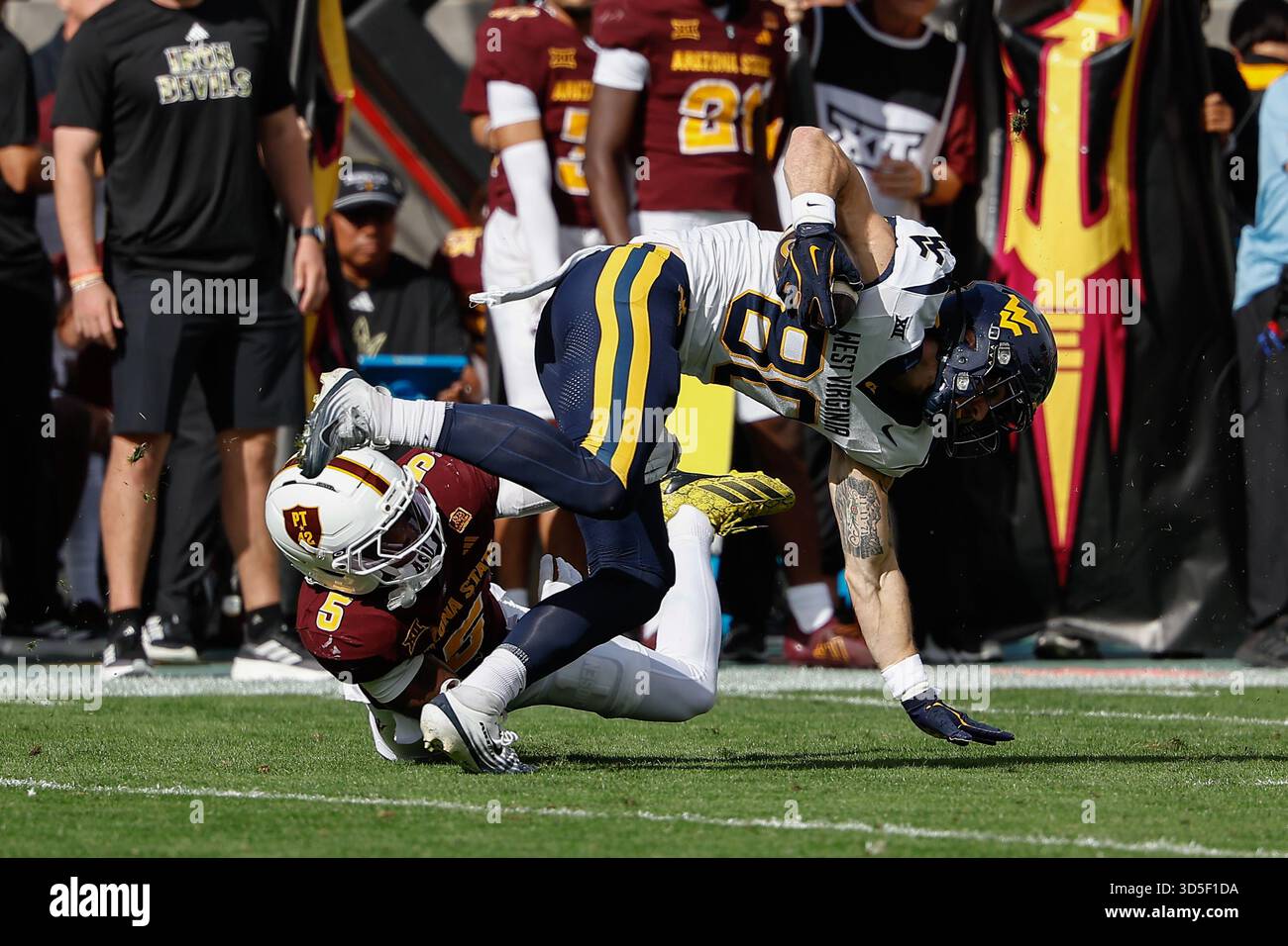 TEMPE, AZ - NOVEMBER 15: West Virginia Mountaineers tight end Grayson ...
