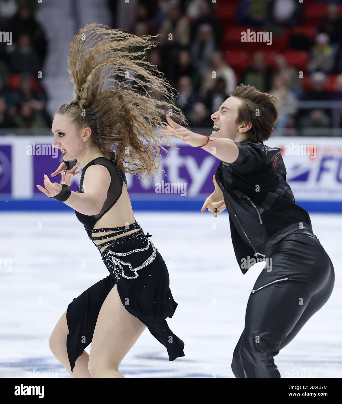 Katerina MRAZKOVA and Daniel MRAZEK of Czech Republic perform in the ...