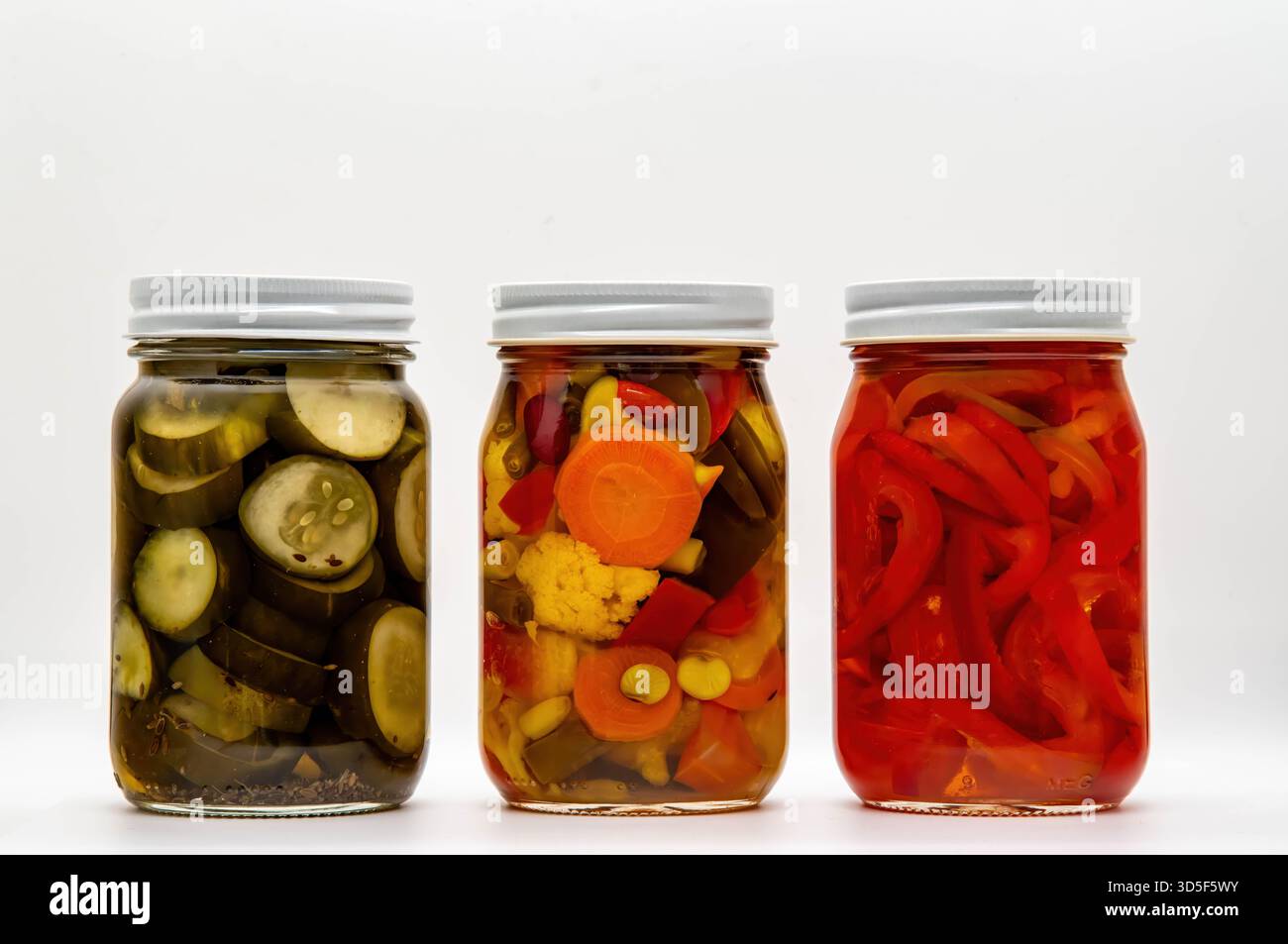 Bright jars filled pickled hi-res stock photography and images - Alamy