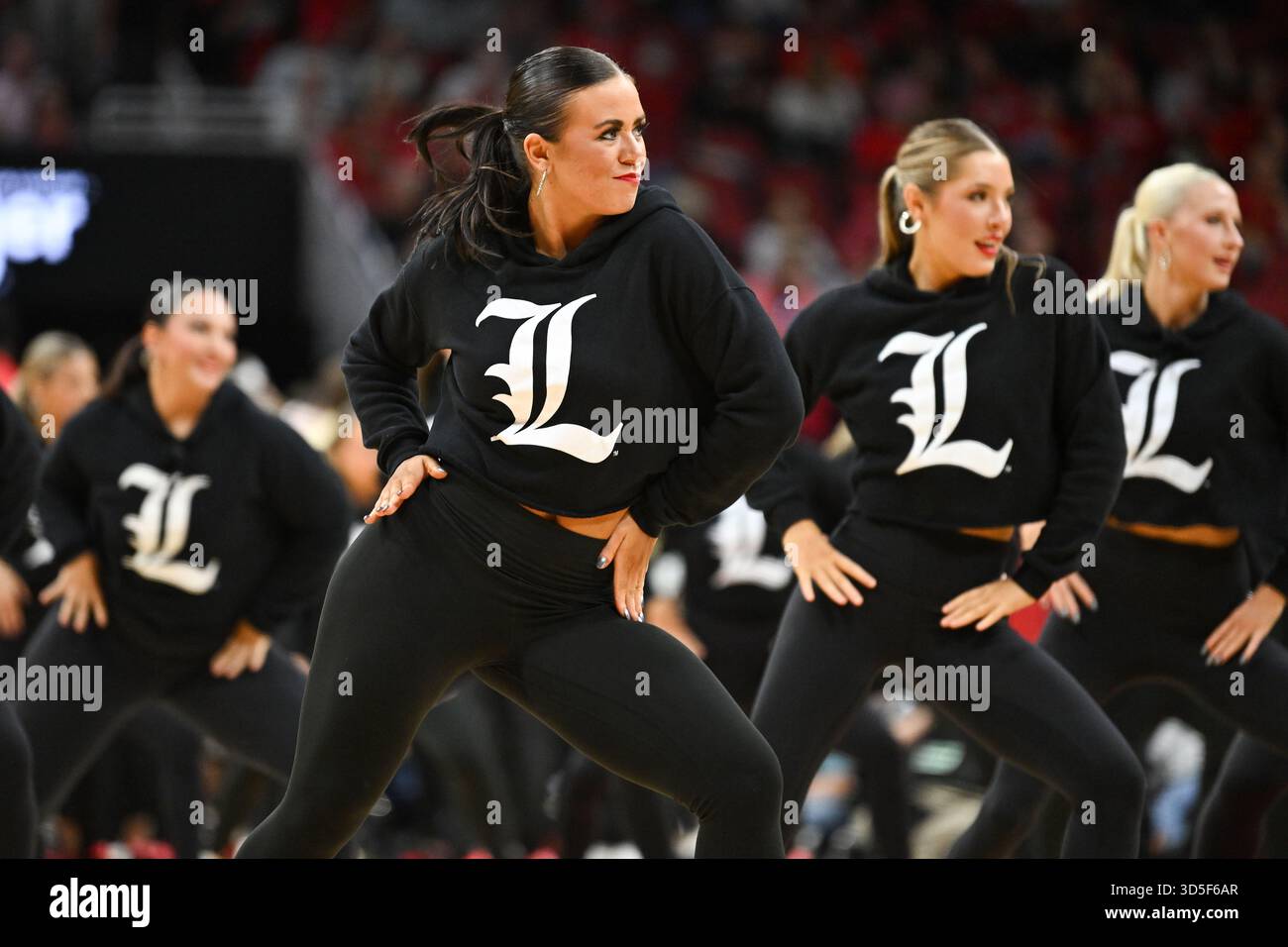 LOUISVILLE, KY - NOVEMBER 15: The Louisville Cardinals Ladybirds Dance ...