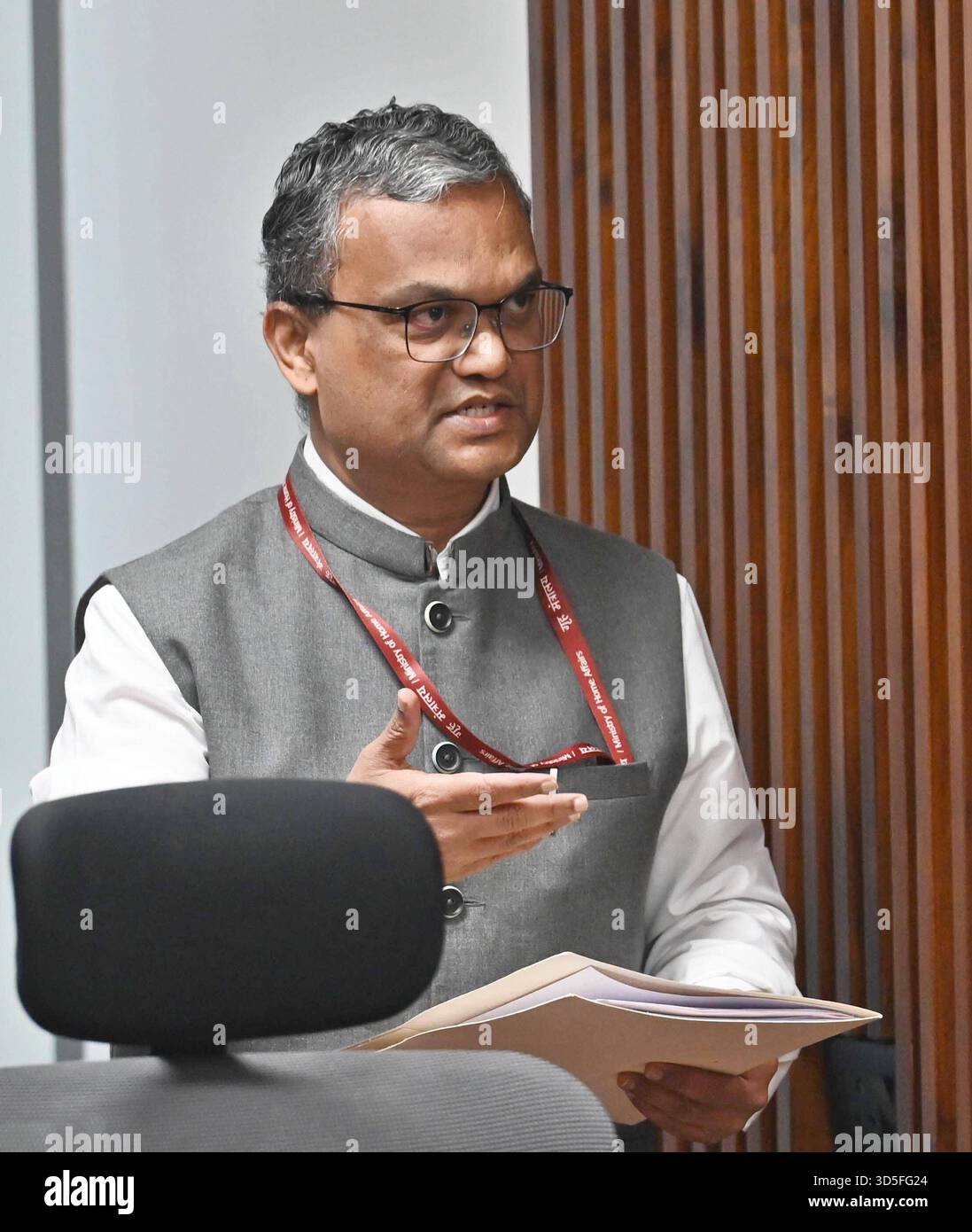 NEW DELHI, INDIA - NOVEMBER 15: Prashant Lokhande, Joint Secretary ...