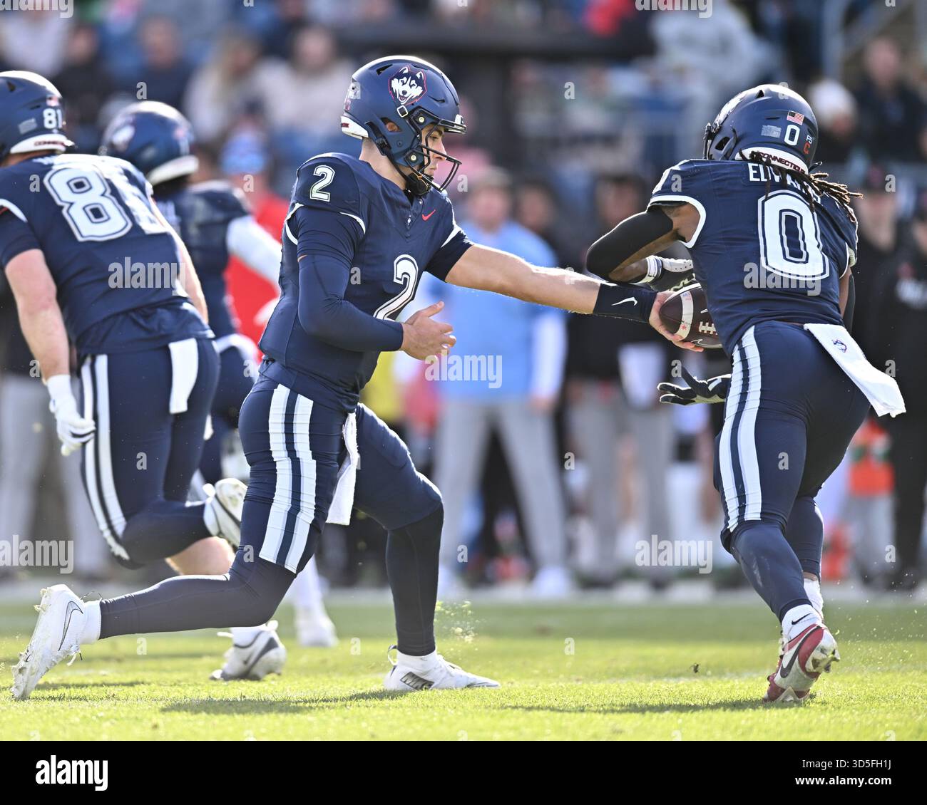 EAST HARTFORD, CT - NOVEMBER 15: UConn Huskies quarterback Joe Fagnano ...