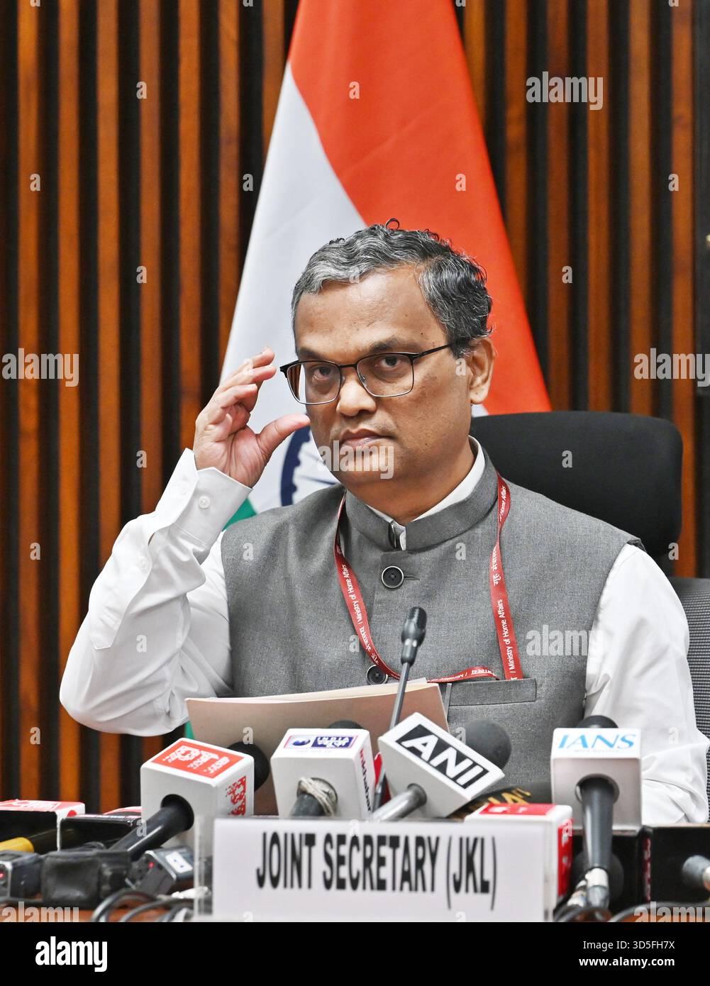 NEW DELHI, INDIA - NOVEMBER 15: Prashant Lokhande, Joint Secretary ...