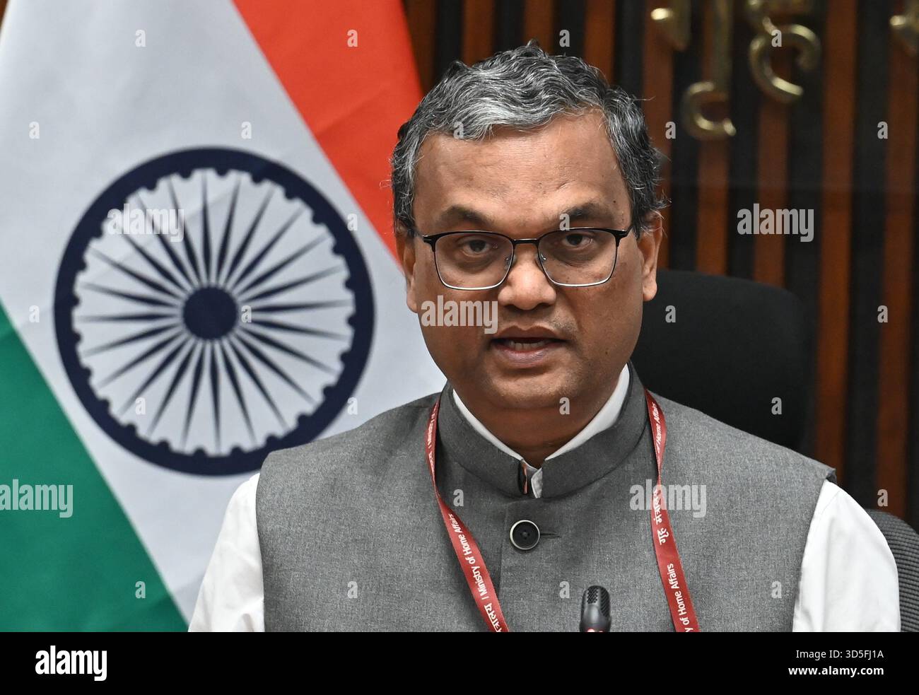 NEW DELHI, INDIA - NOVEMBER 15: Prashant Lokhande, Joint Secretary ...