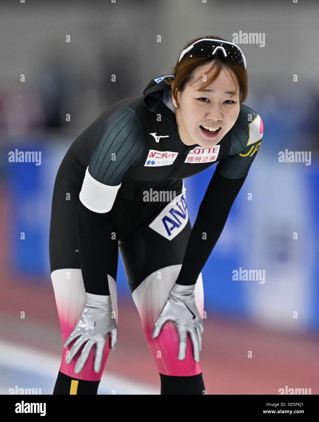 Yukino Yoshida of Japan competes in the women's 500 meters in the ISU ...