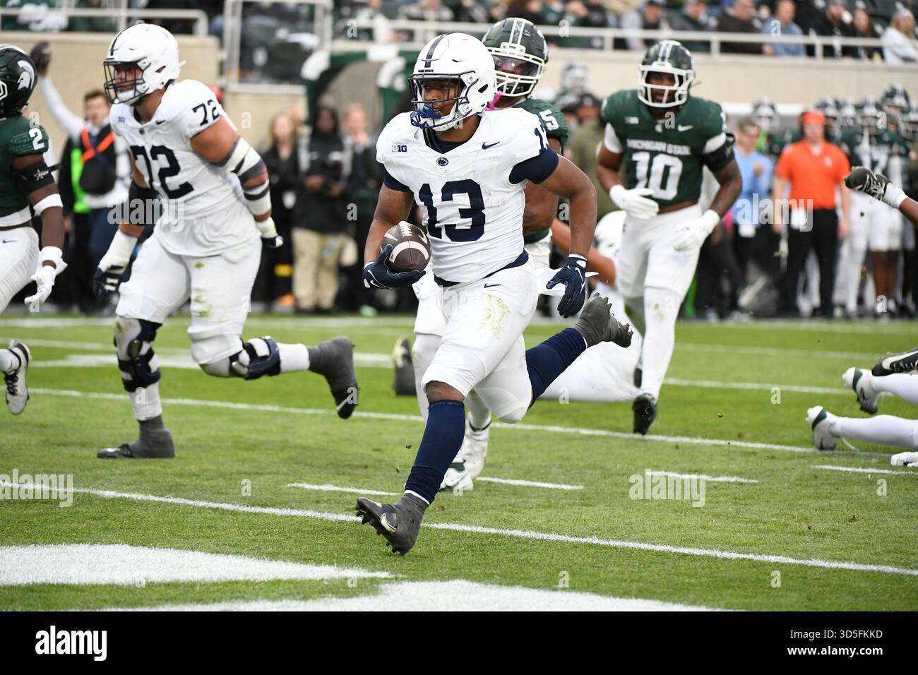 Penn State running back Kaytron Allen (13) runs for a touchdown against ...