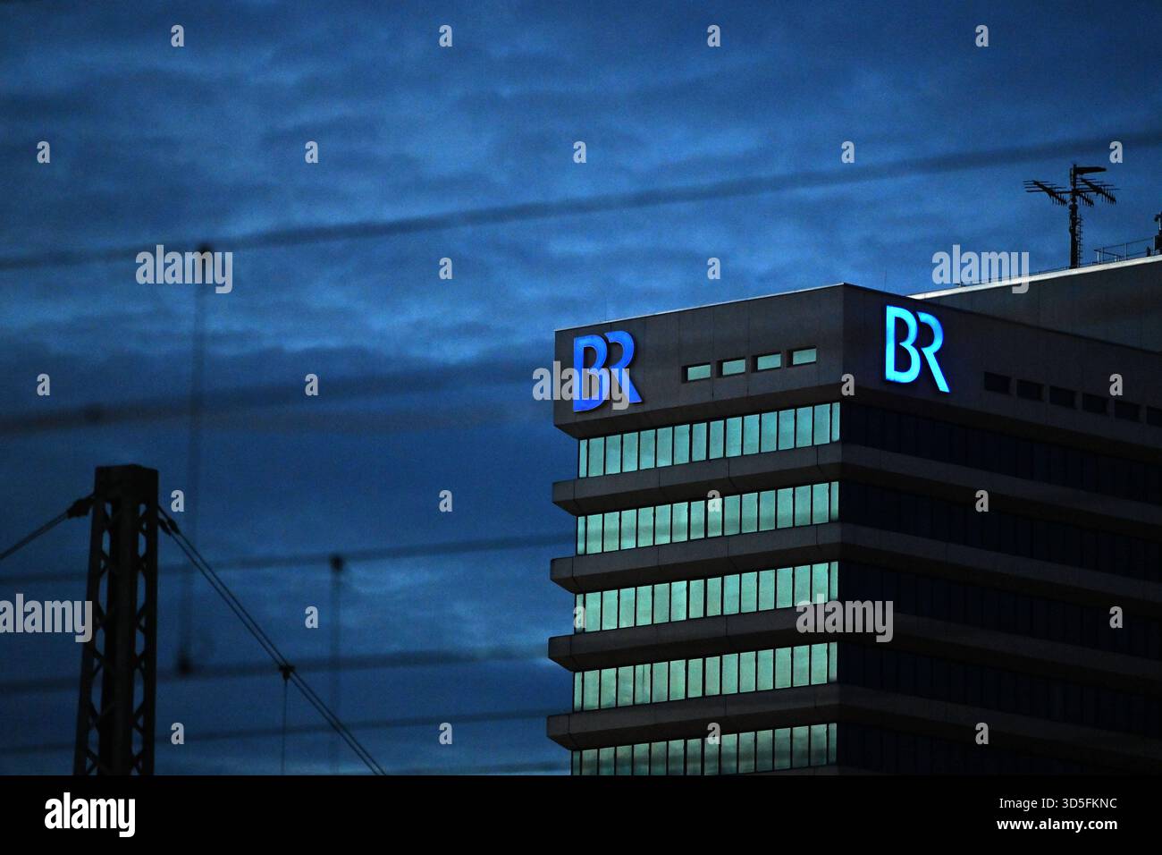 Funkhaus Bayerischer Rundfunk BR ARD am Rundfunkplatz in Muenchen ...