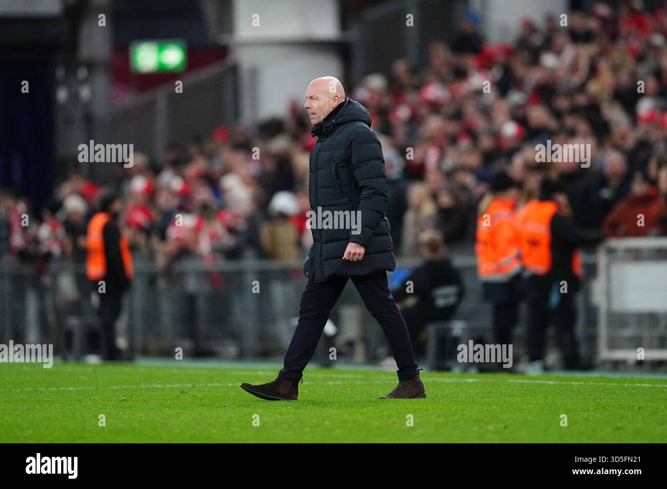 November 15 2025: Brian Riemer of Denmark looks on during a World Cup ...