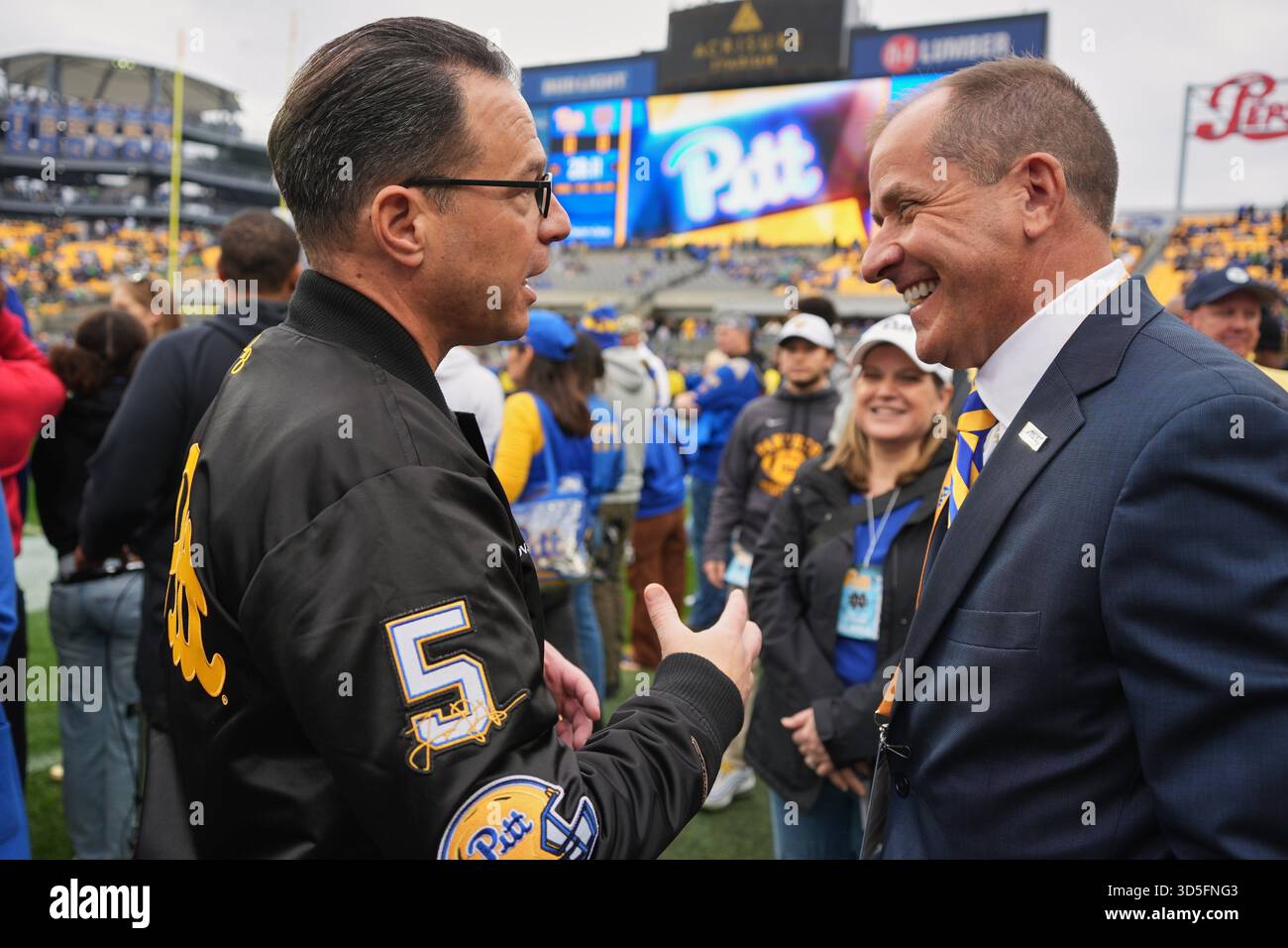 ACC Commissioner James J. Phillips, right, visits with Pennsylvania ...