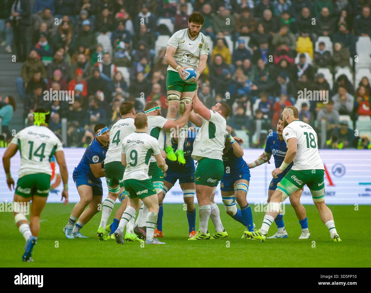 Ruan Nortje of South Africa during the Autumn Nations Series 2025 rugby ...