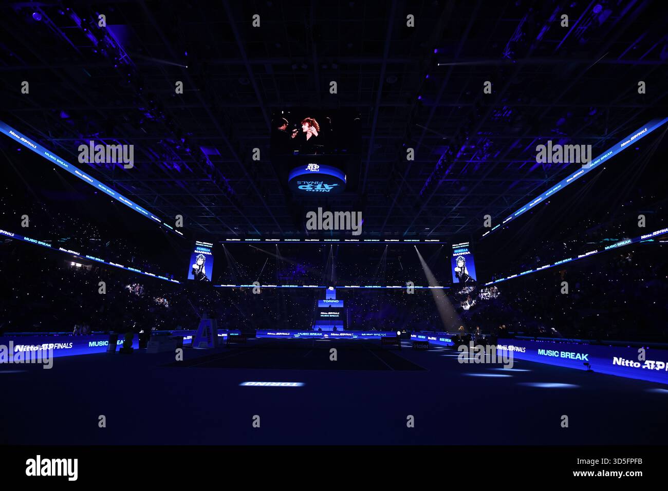 Fiorella Mannoia performs during Day seven of the Nitto ATP World Tour ...