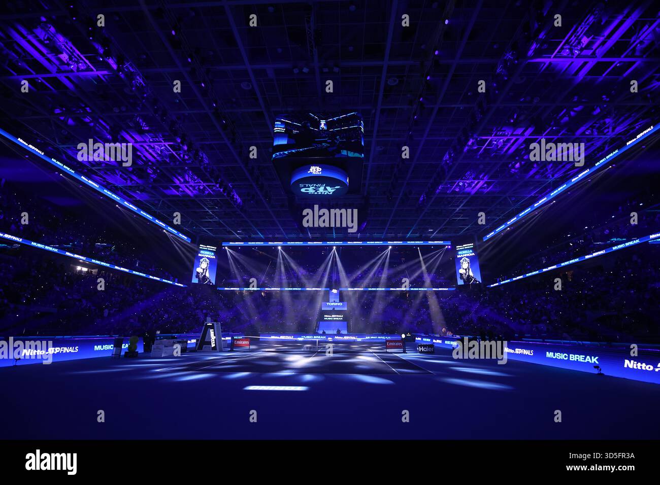 Fiorella Mannoia performs during Day seven of the Nitto ATP World Tour ...