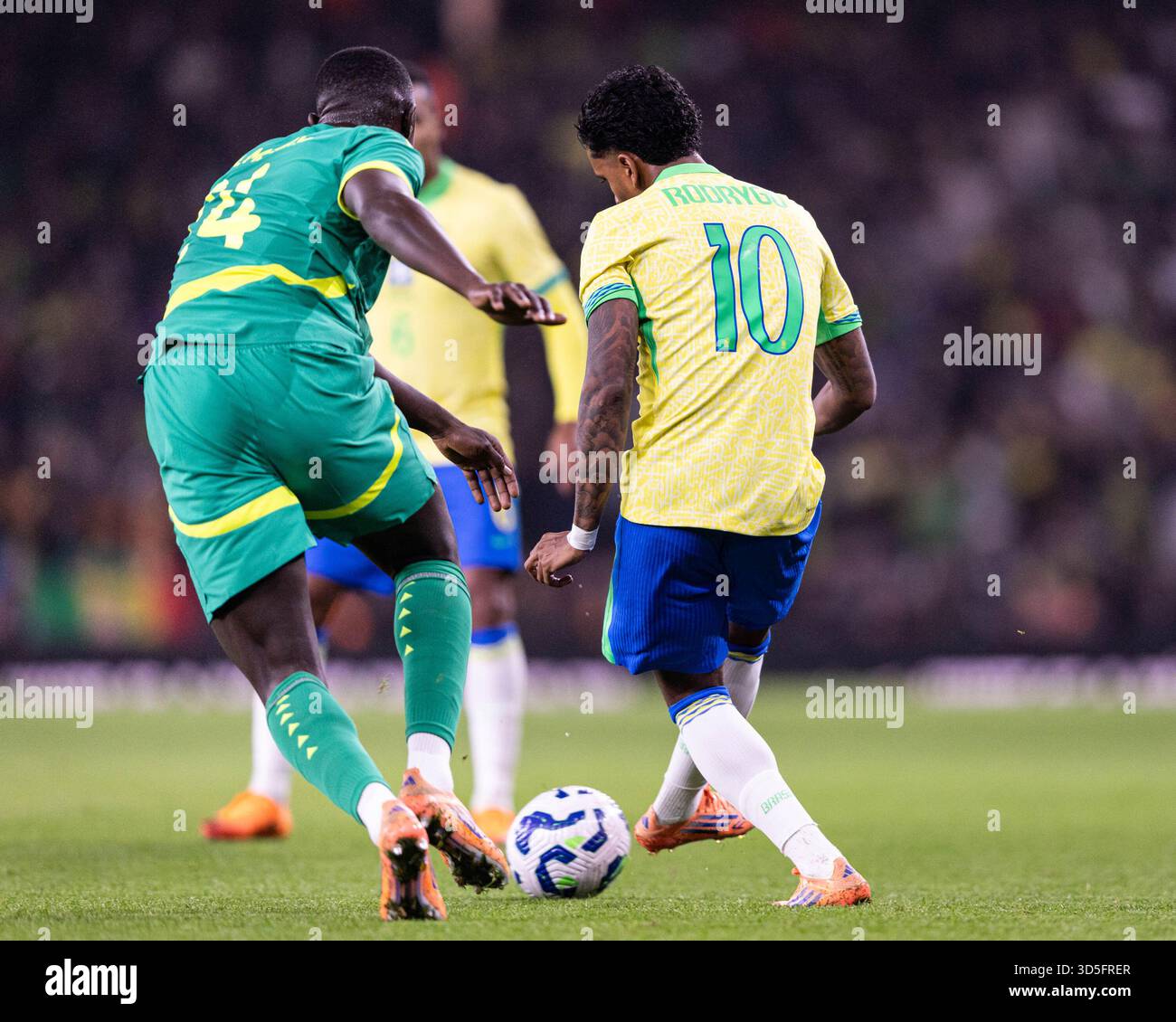 LONDON,UK - NOVEMBER 15: Brazilian player Rodrygo during the ...