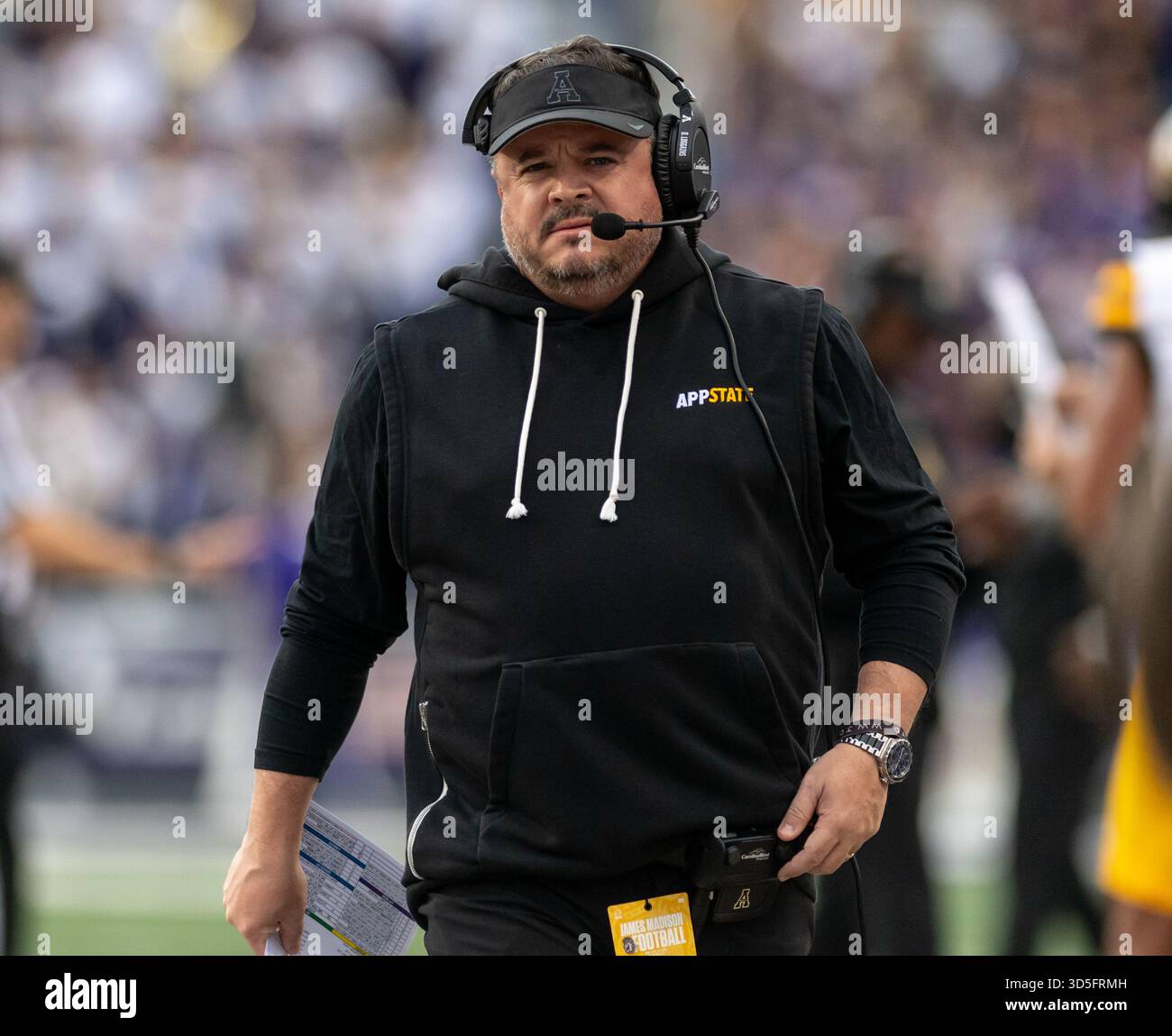 Appalachian State head coach Dowell Loggains paces his bench during the ...