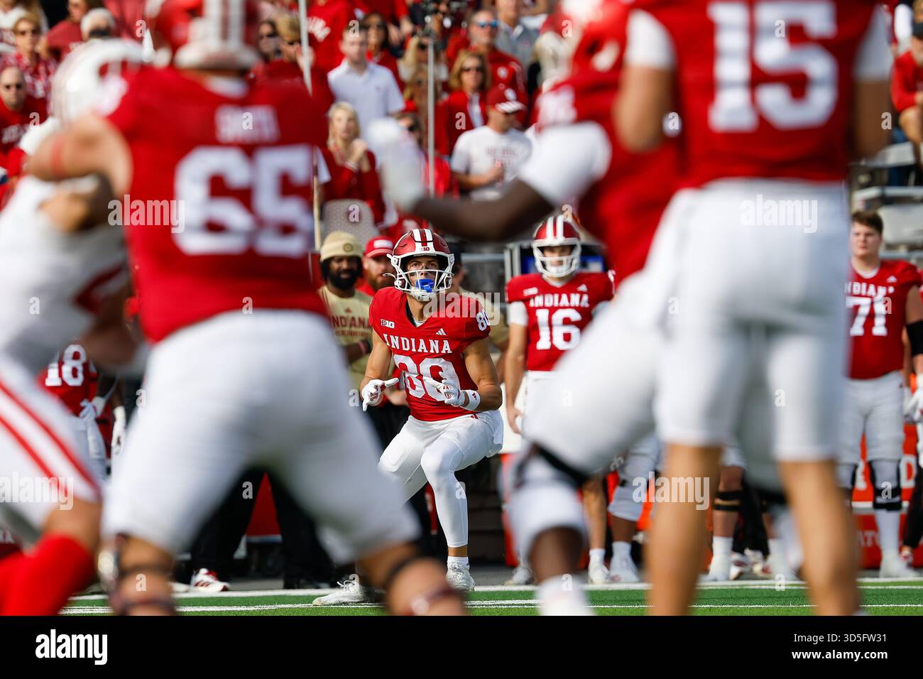 November 15, 2025: Indiana Hoosiers wide receiver Charlie Becker (80 ...