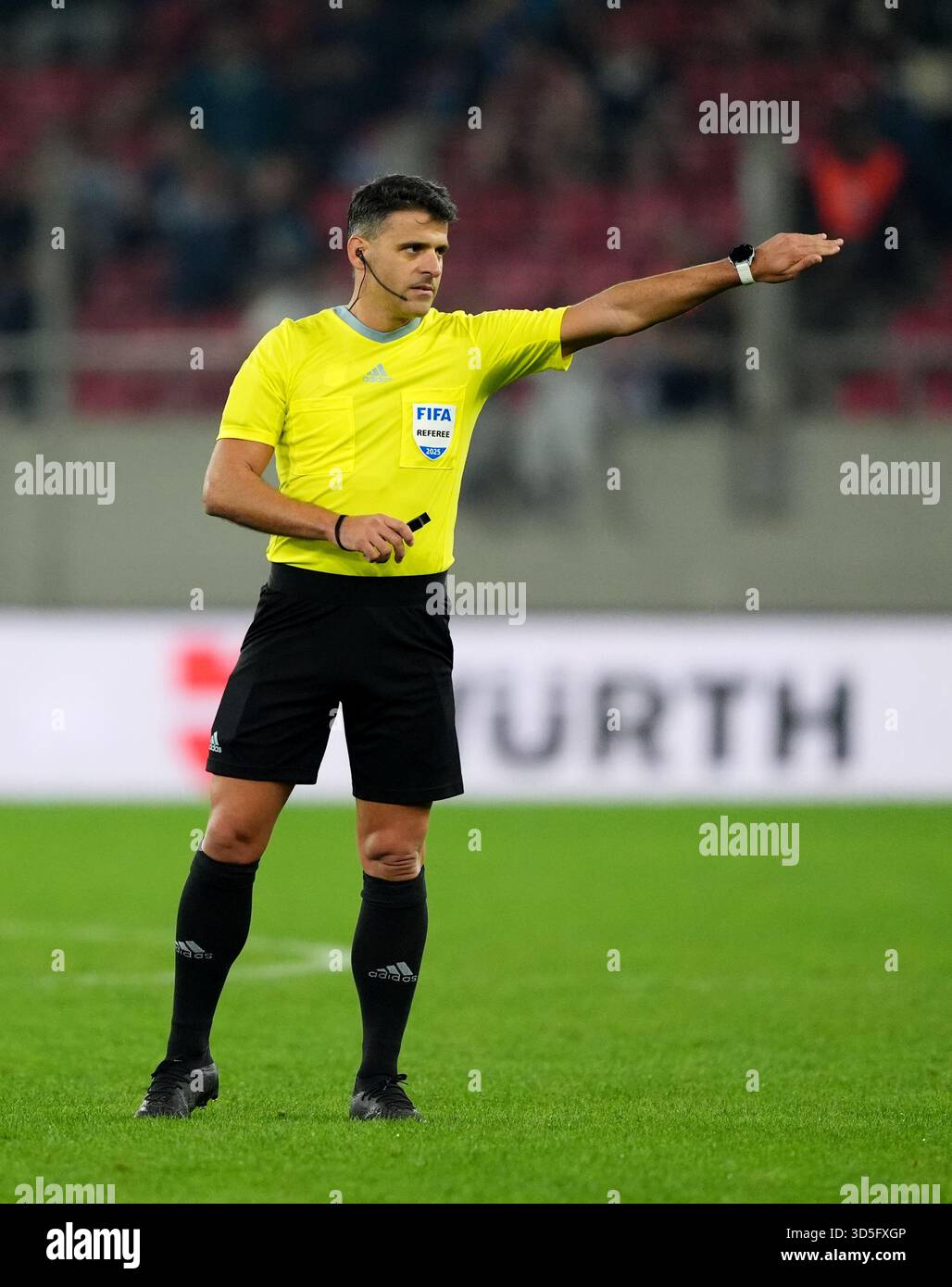 Referee Jesus Gil Manzano during the FIFA World Cup European Qualifying ...