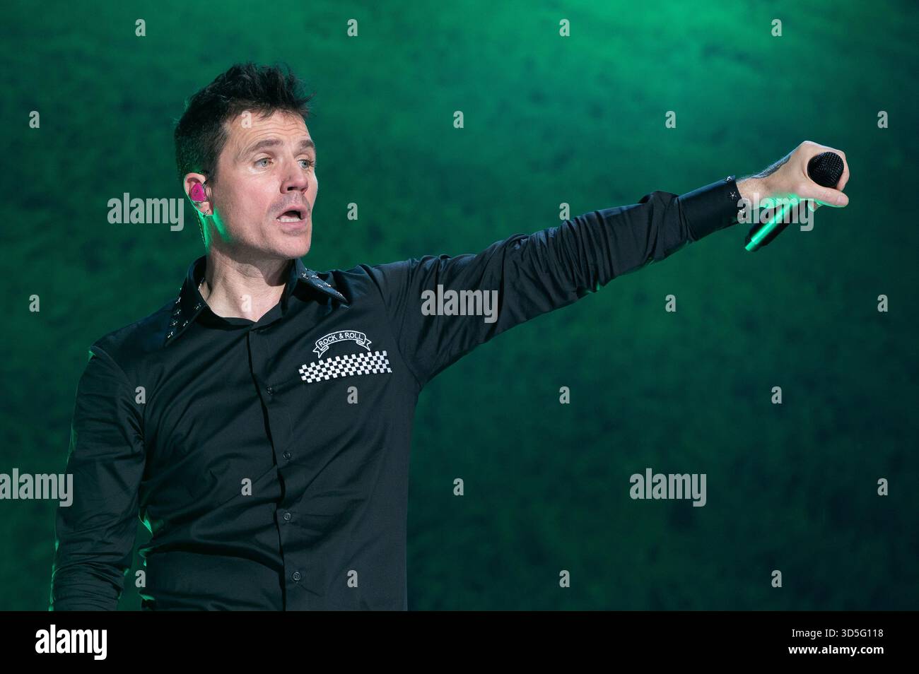 Singer Dani Martin performs live during his concert at the Movistar ...