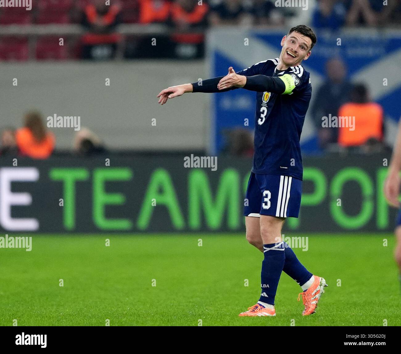 Scotland's Andrew Robertson during the FIFA World Cup European ...