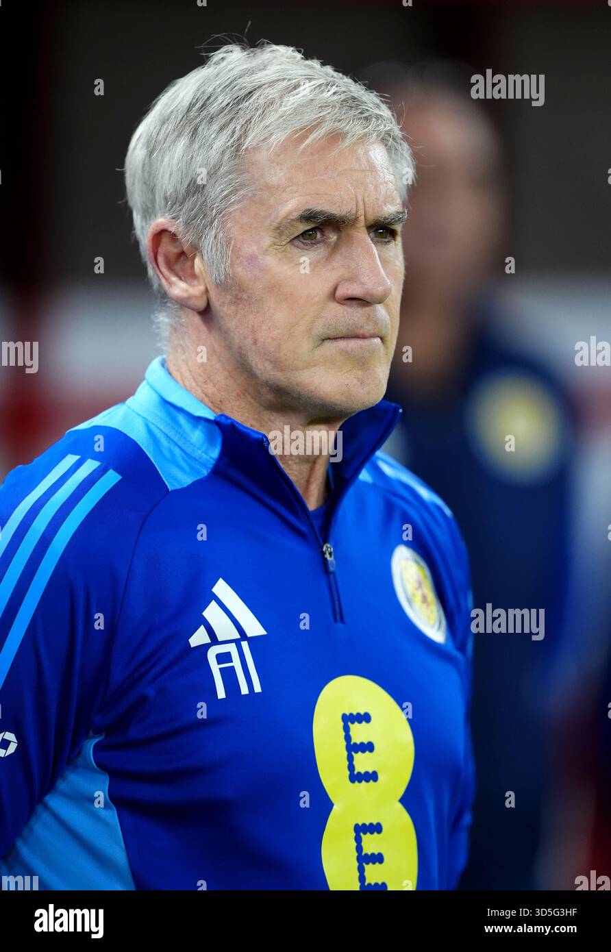 Scotland assistant coach Alan Irvine during the FIFA World Cup European ...