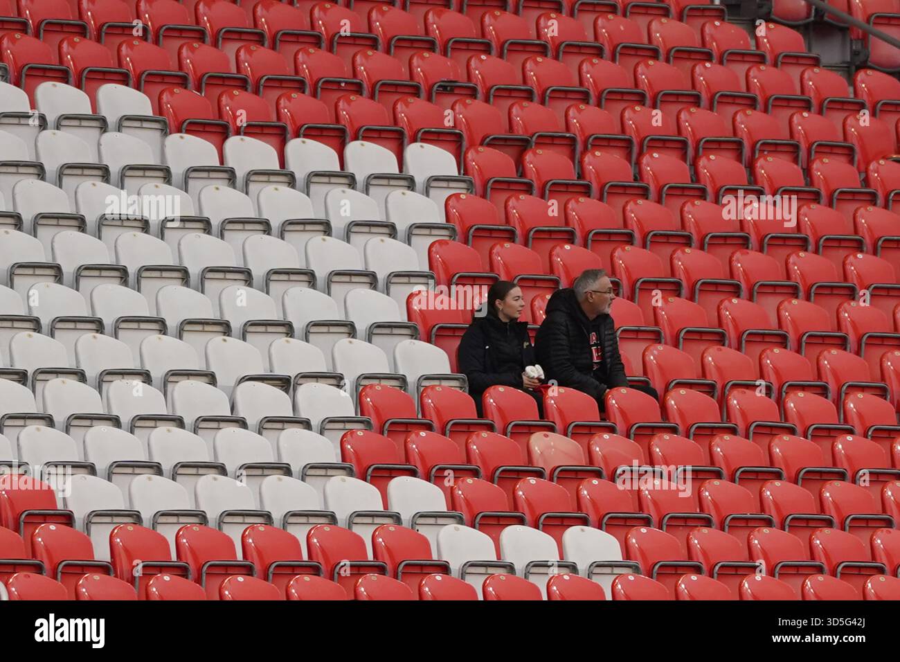 Stands of the stadium before the Northern Super League Final Match ...
