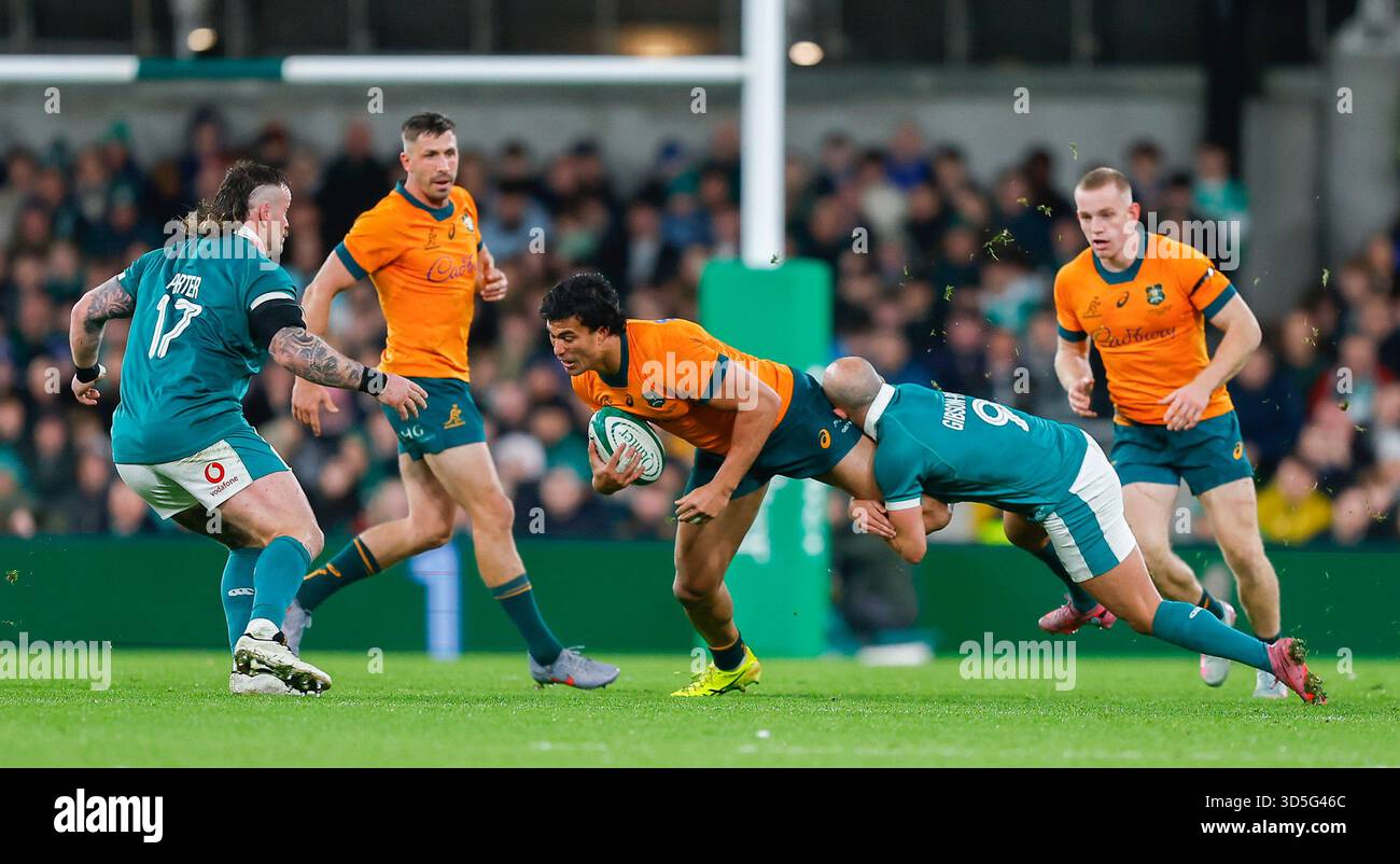 15th November 2025; Aviva Stadium, Dublin, Ireland; 2025 Quilter Nations League Rugby, Republic ...