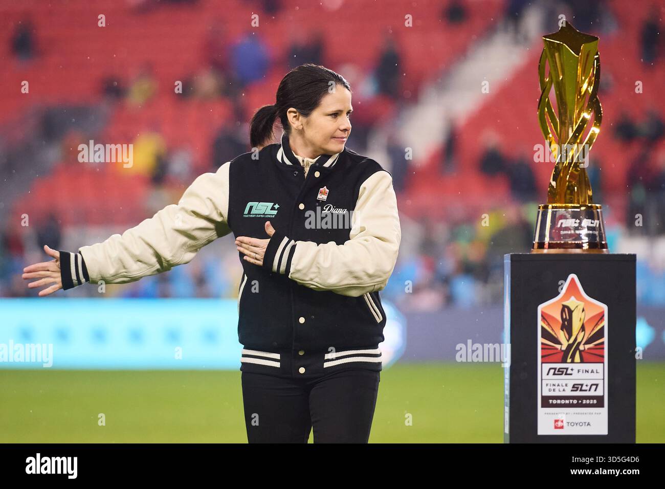 Northern Super League founder Diana Matheson presents the Diana B ...