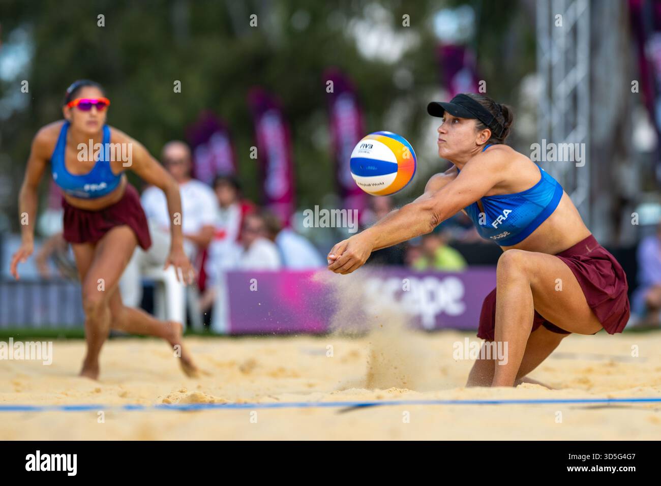 ADELAIDE, AUSTRALIA - NOVEMBER 15: Aline Chamereau (Player 2, FRA ...