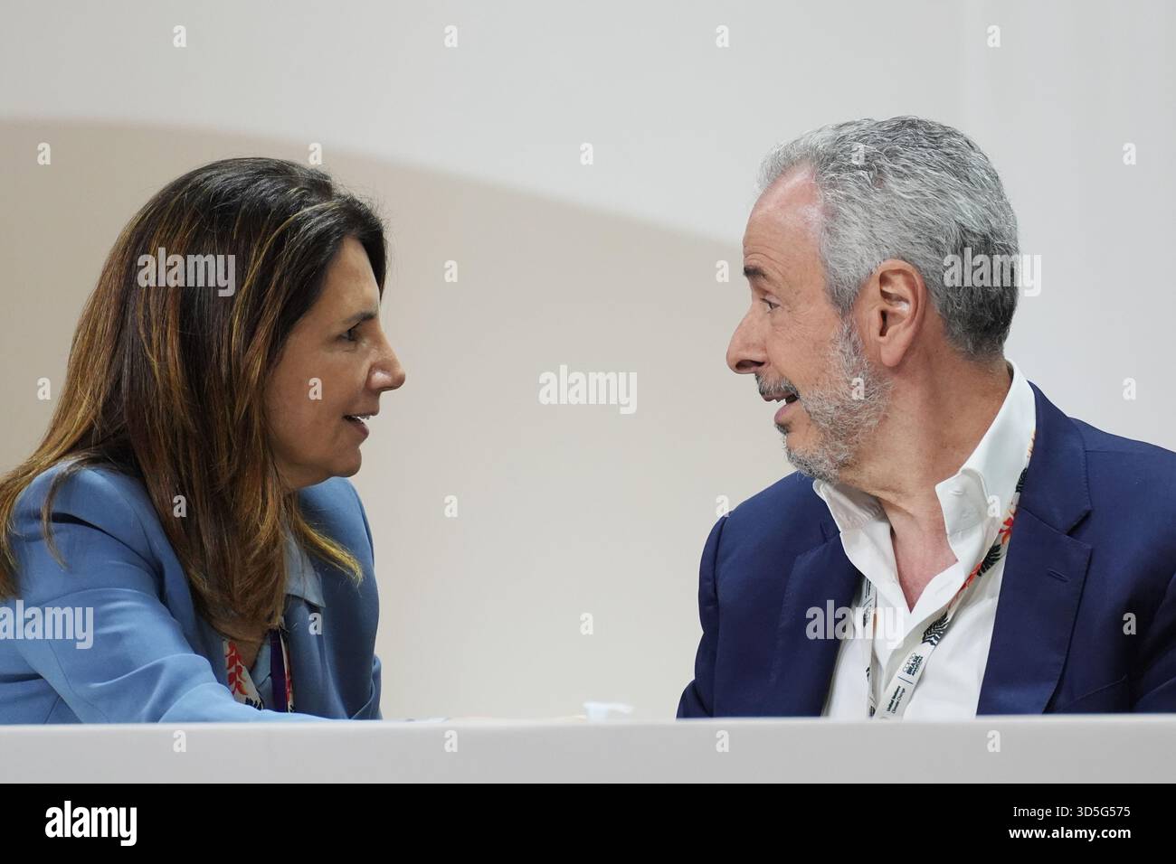 Ana Toni, COP30 CEO, left and André Corrêa do Lago, COP30 president ...