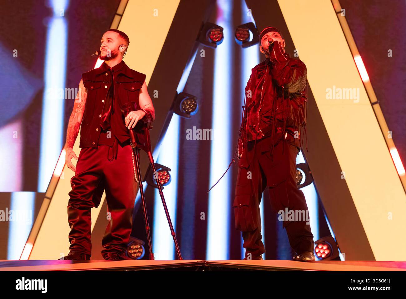 Manchester, England, 15th November, 2025. JLS playing Co-op Live in ...