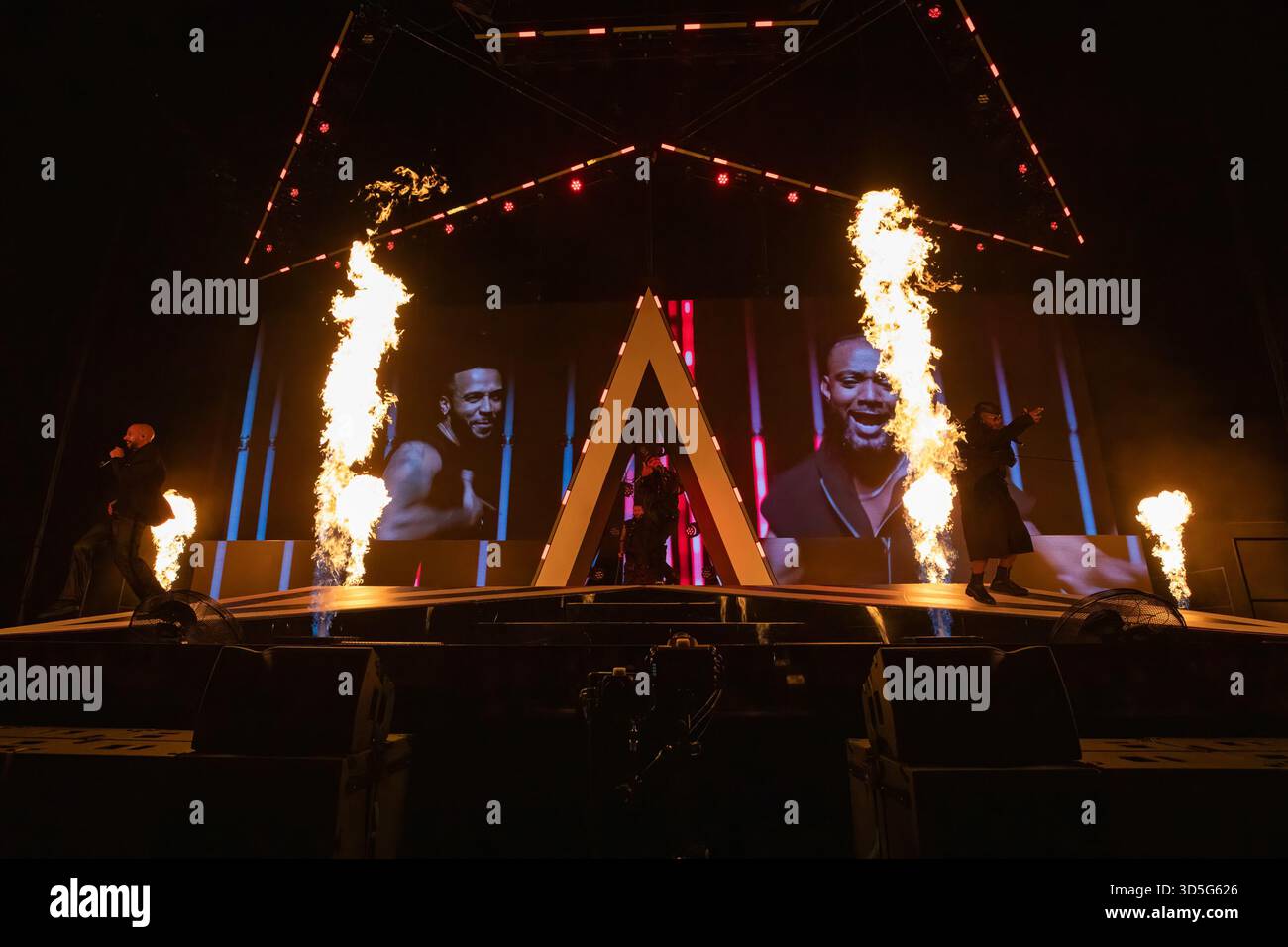 Manchester, England, 15th November, 2025. JLS playing Co-op Live in ...