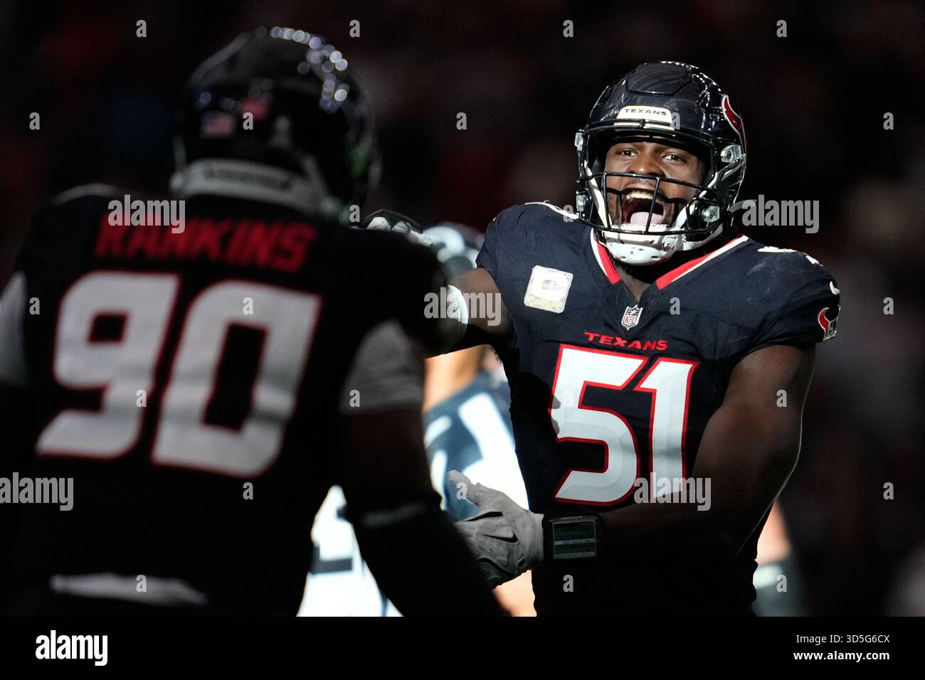 Houston Texans defensive end Will Anderson Jr. (51) celebrates with ...