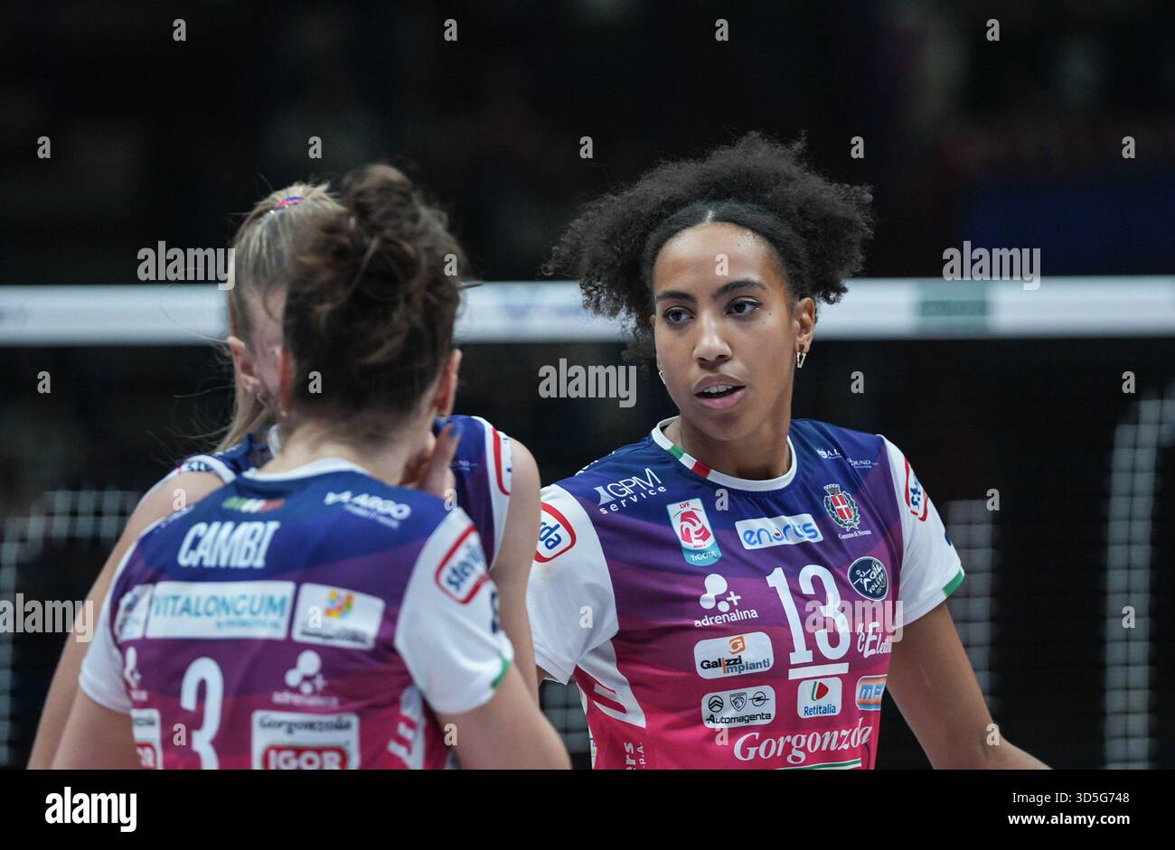 Sara Bonifacio (Igor Gorgonzola Novara) during Numia Vero Volley Milano ...