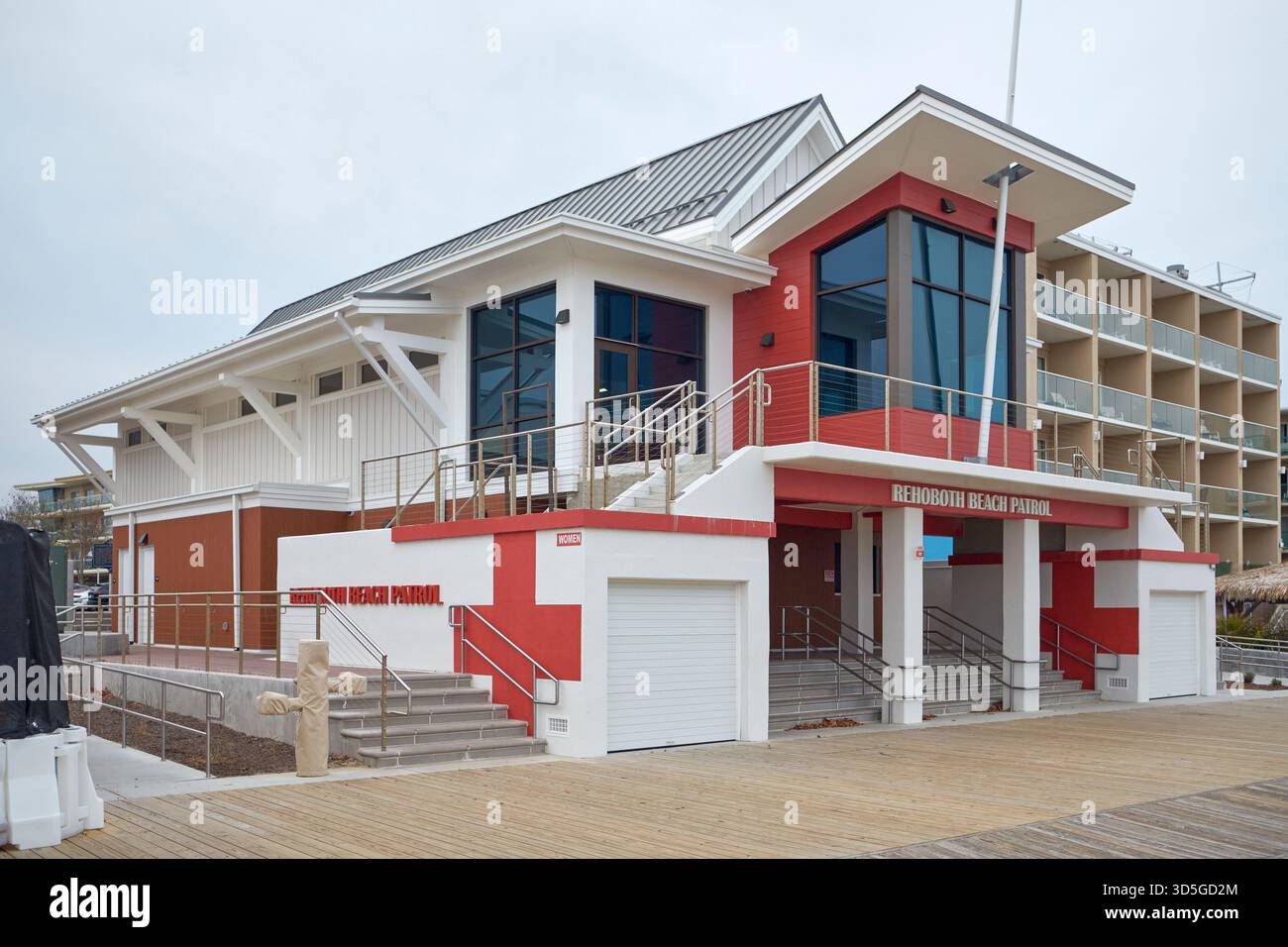 Rehoboth Beach’s newly updated Beach Patrol headquarters sits along the ...