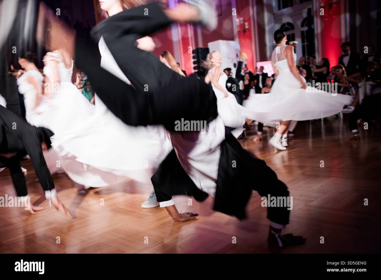 dpatop - 15 November 2025, Berlin: Dancers open the Hip-Hop Ball in the ...