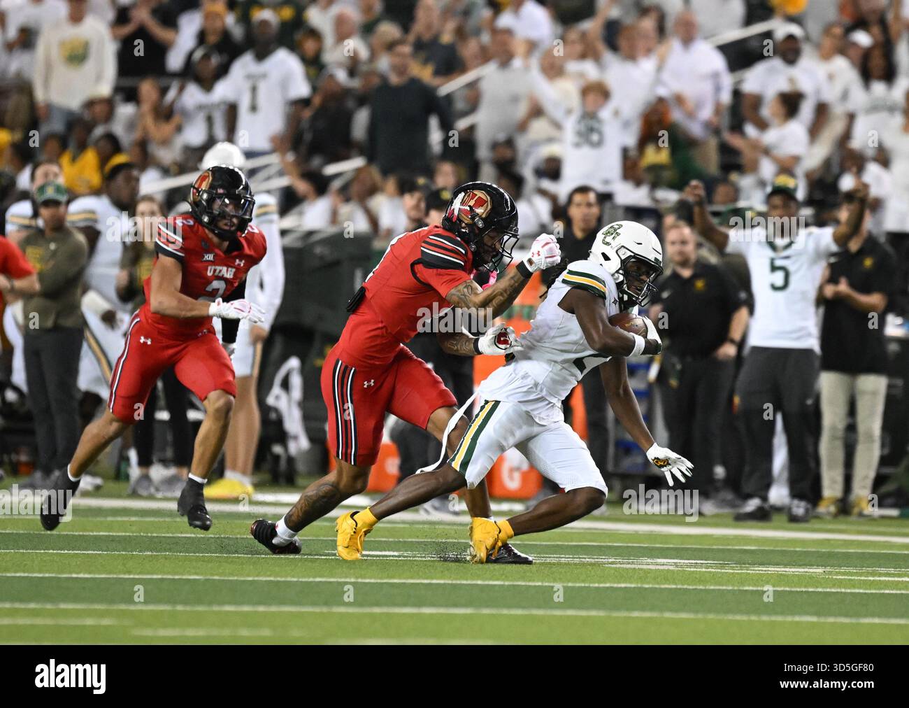 WACO, TX - November 15: Baylor Bears WR Kole Wilson (2) is chased by ...
