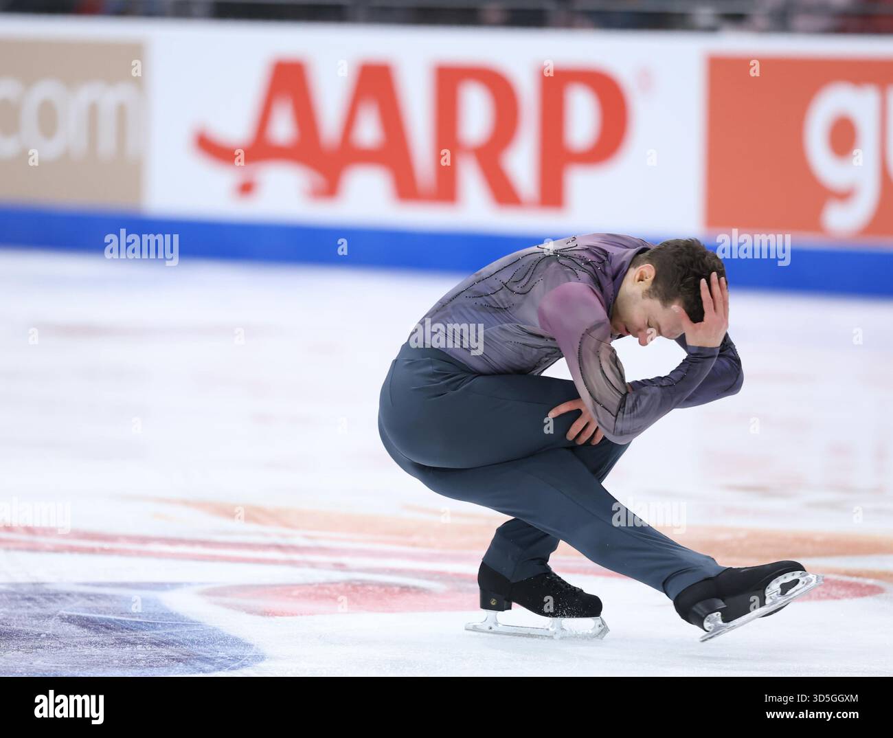 Jason BROWN of the United States performs in the men's free program of ...
