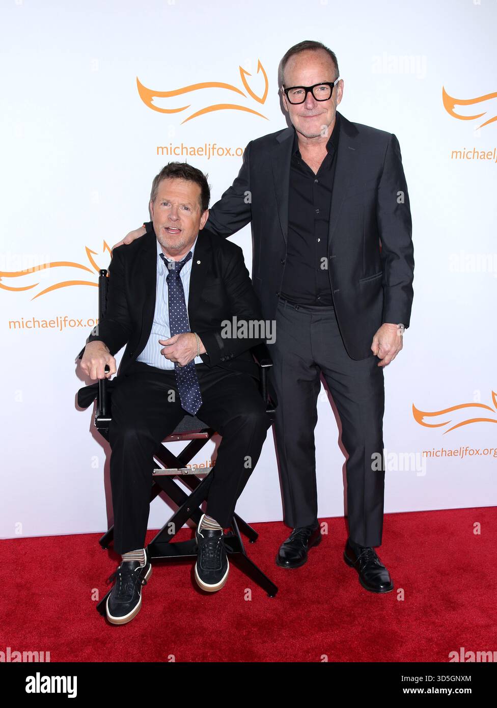 Michael J. Fox and Clark Gregg attending the 'A Funny Thing Happened on ...