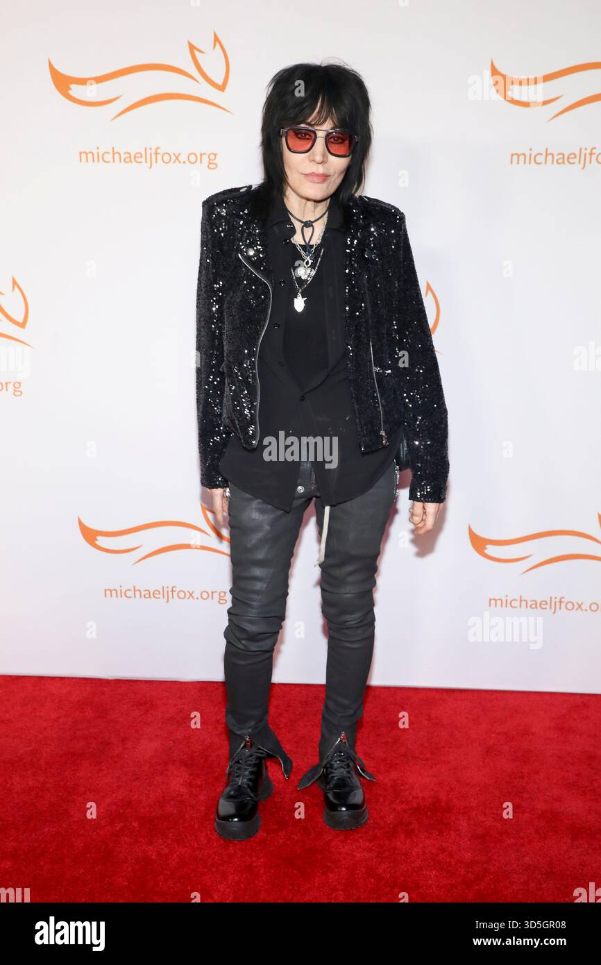 Singer-songwriter Joan Jett attends the Michael J. Fox Foundation ...